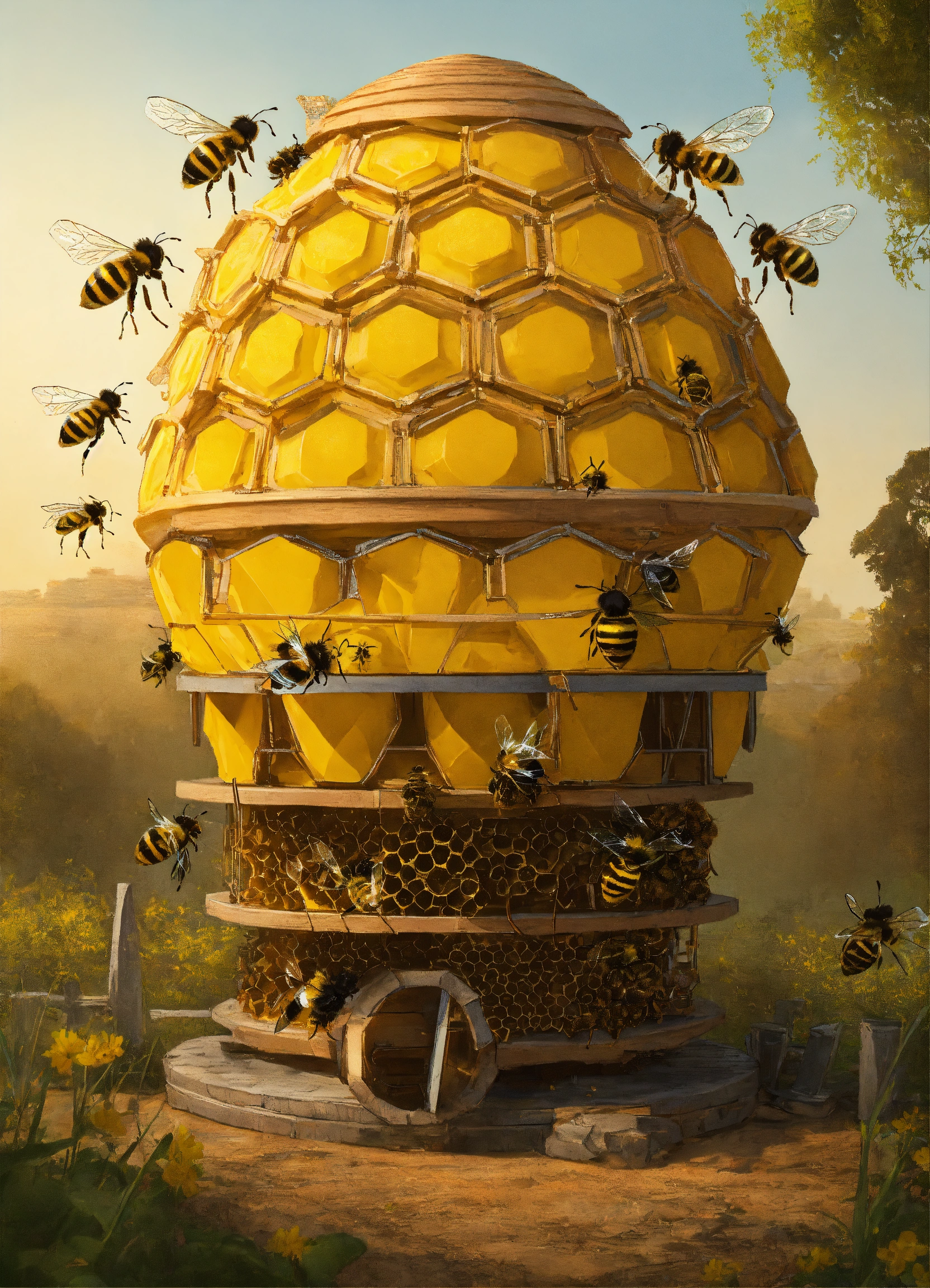 Lexica - Mechanical bee hive