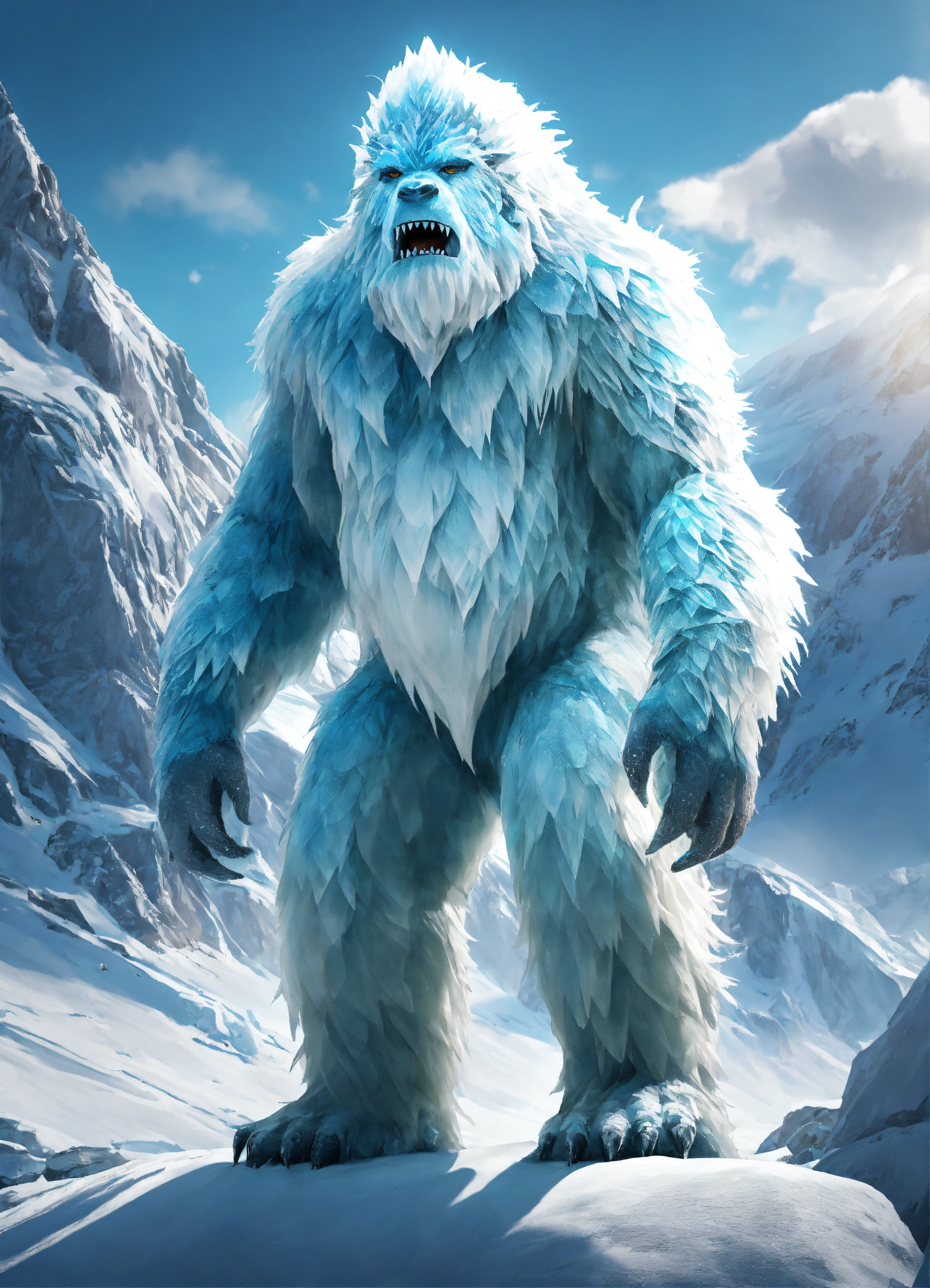 Lexica - Glacial Yeti Description The Glacial Yeti is a towering ice ...