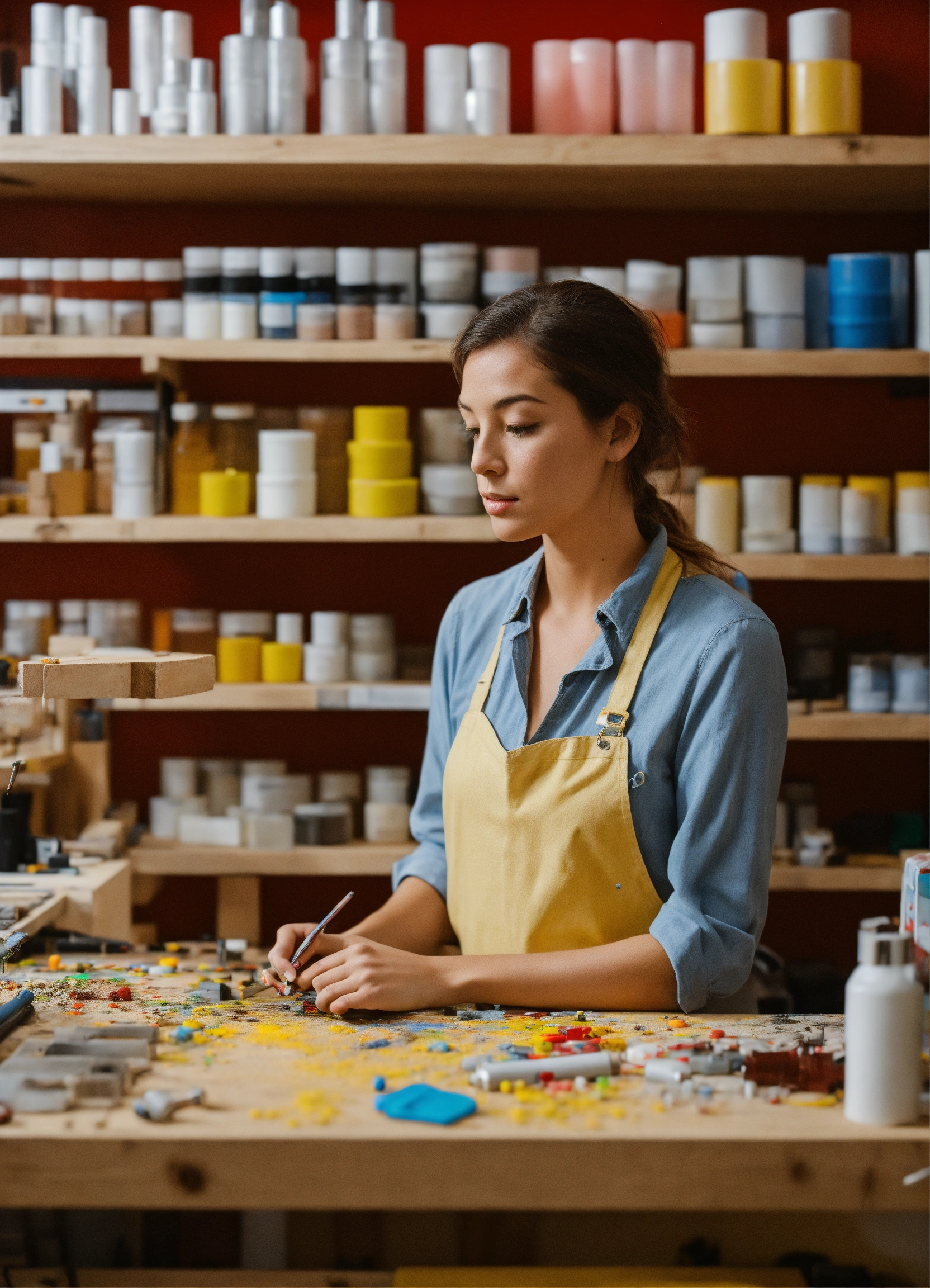 Lexica - DIY sales assistant in a 3D art DIY shop