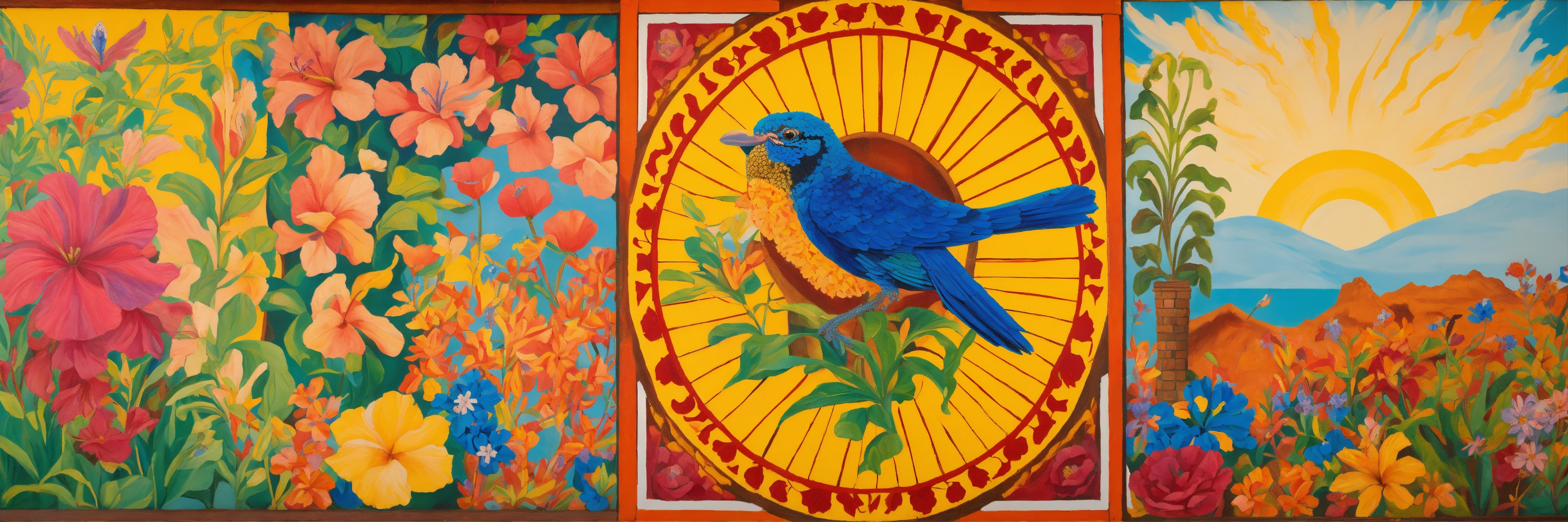 Lexica - Generate a vibrant and harmonious mural that celebrates the ...