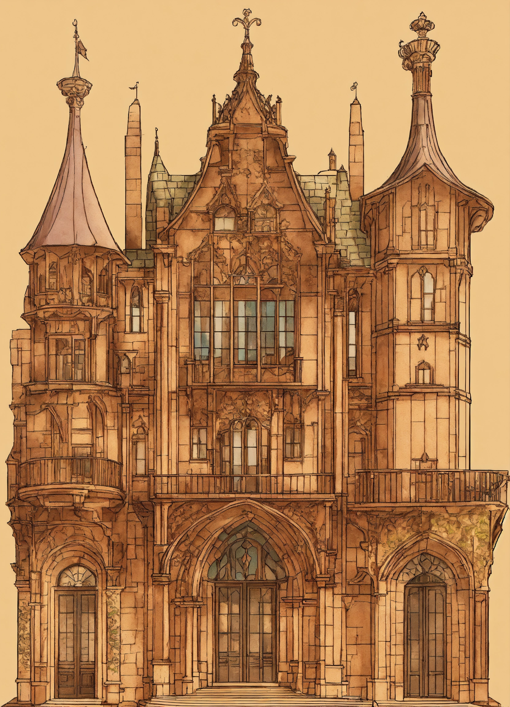 Lexica - Map, medieval or pre-Renaissance aesthetic, architecture ...