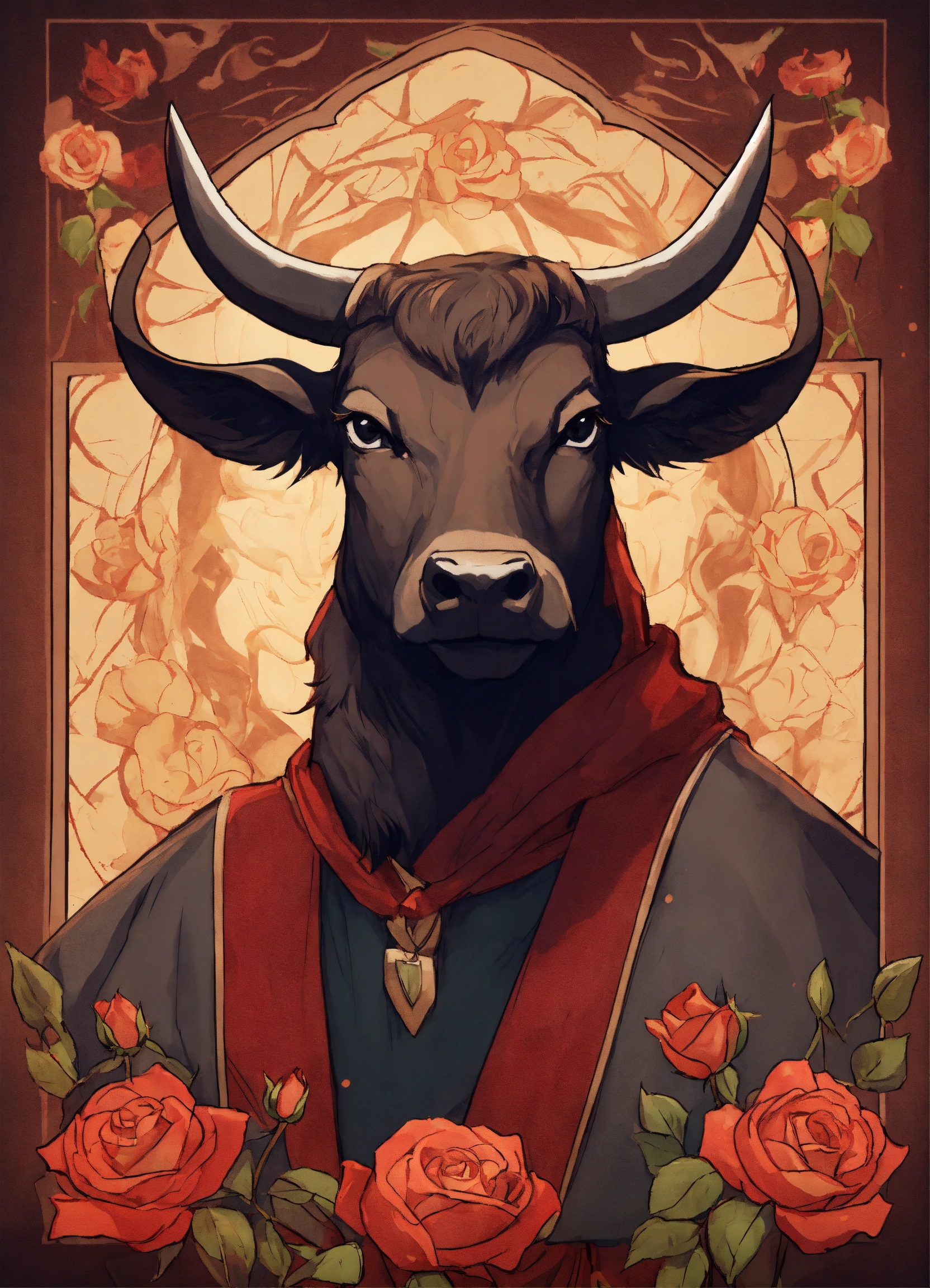 Lexica - Dark short hair, smug, french goatee, clay colored wizard ...