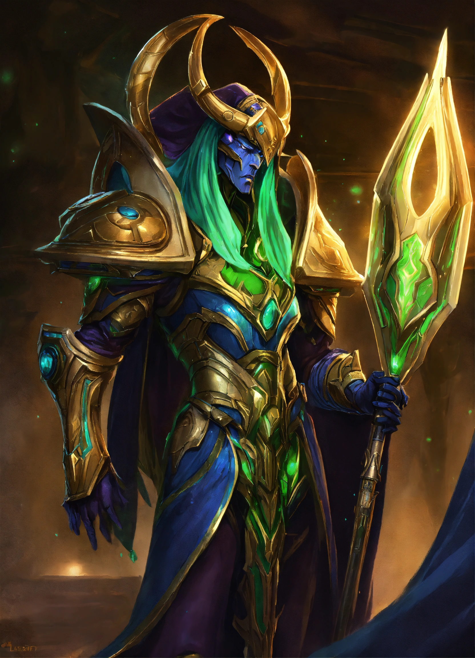 Lexica - Legacy of the void matriarch Zeratul, starcraft protoss art