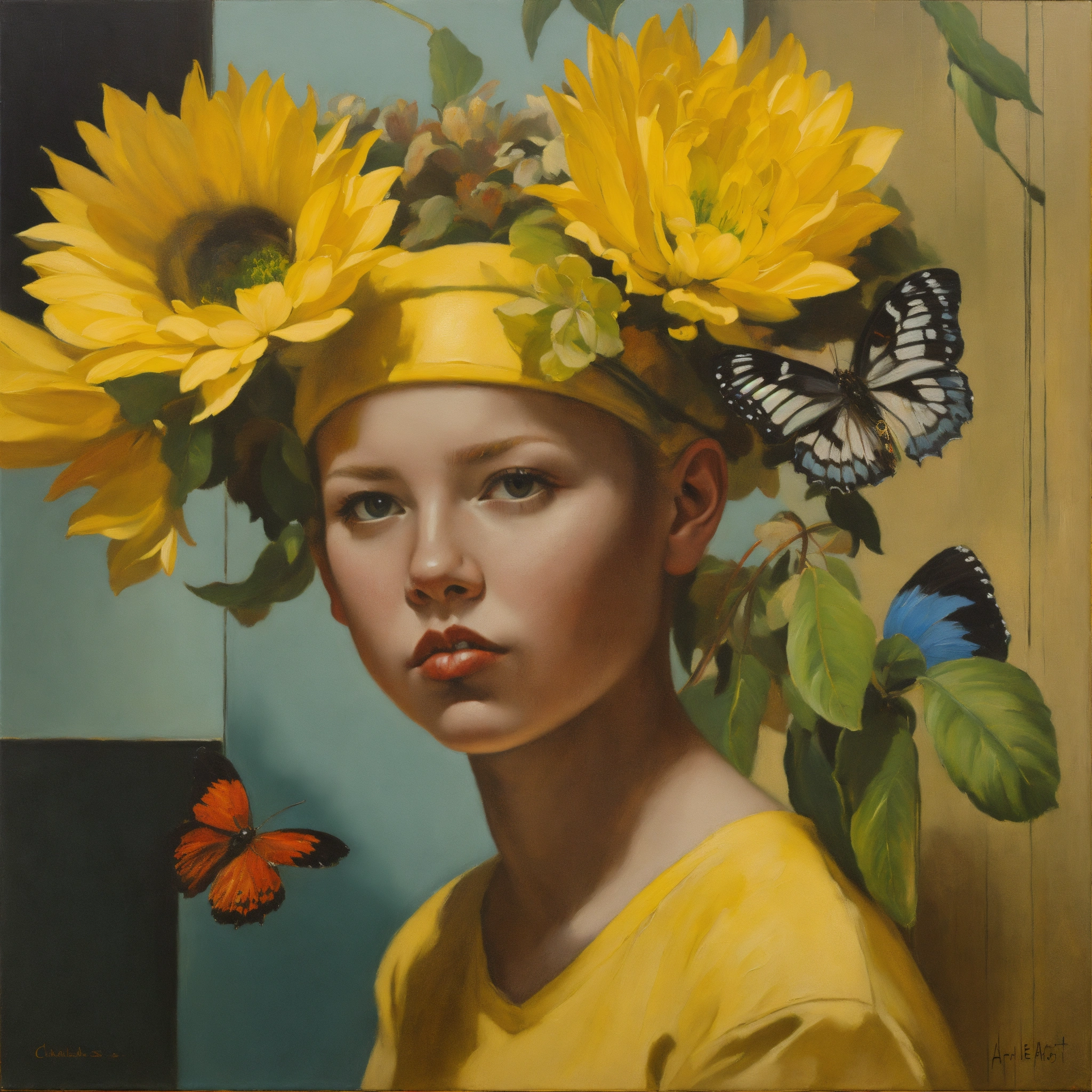 Lexica - Race art in oil painting style charles jones, karl blossfeldt ...