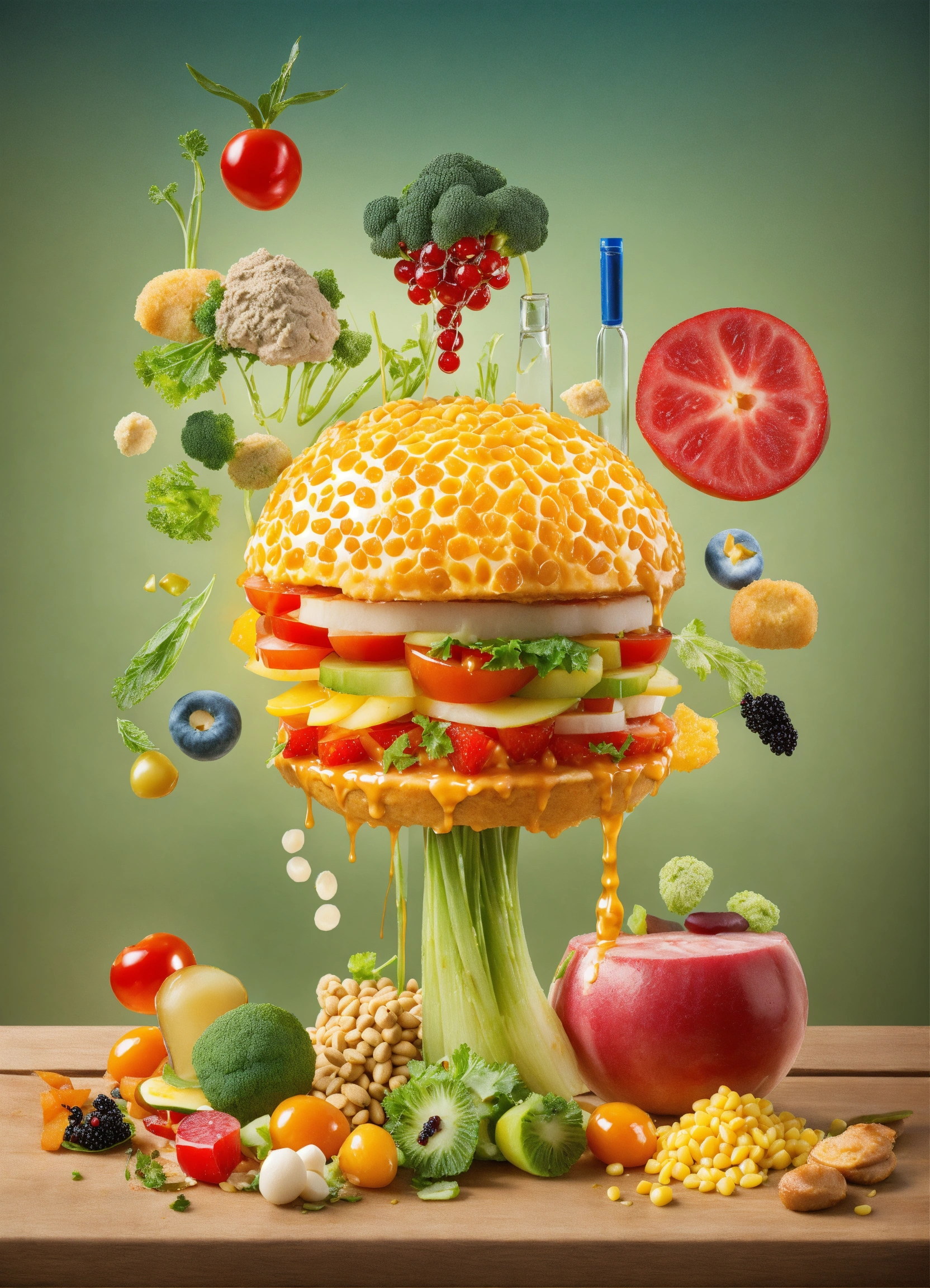 Lexica - Molecular contruction of food, no text