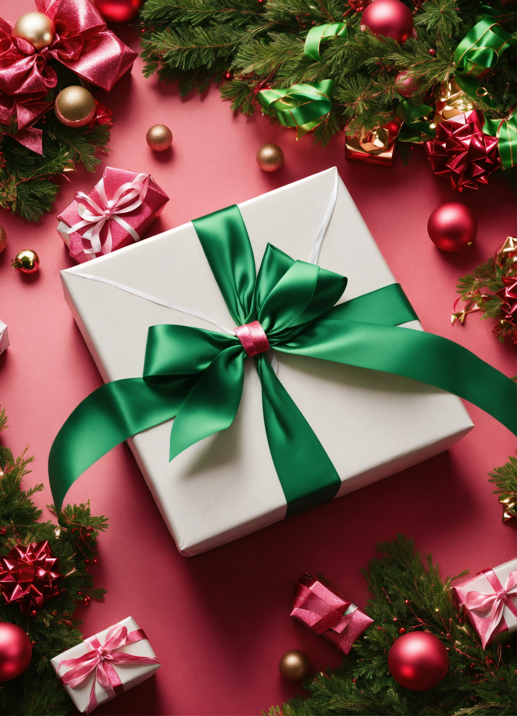 Lexica - Creating a photo-realistic image of a beautifully wrapped gift ...