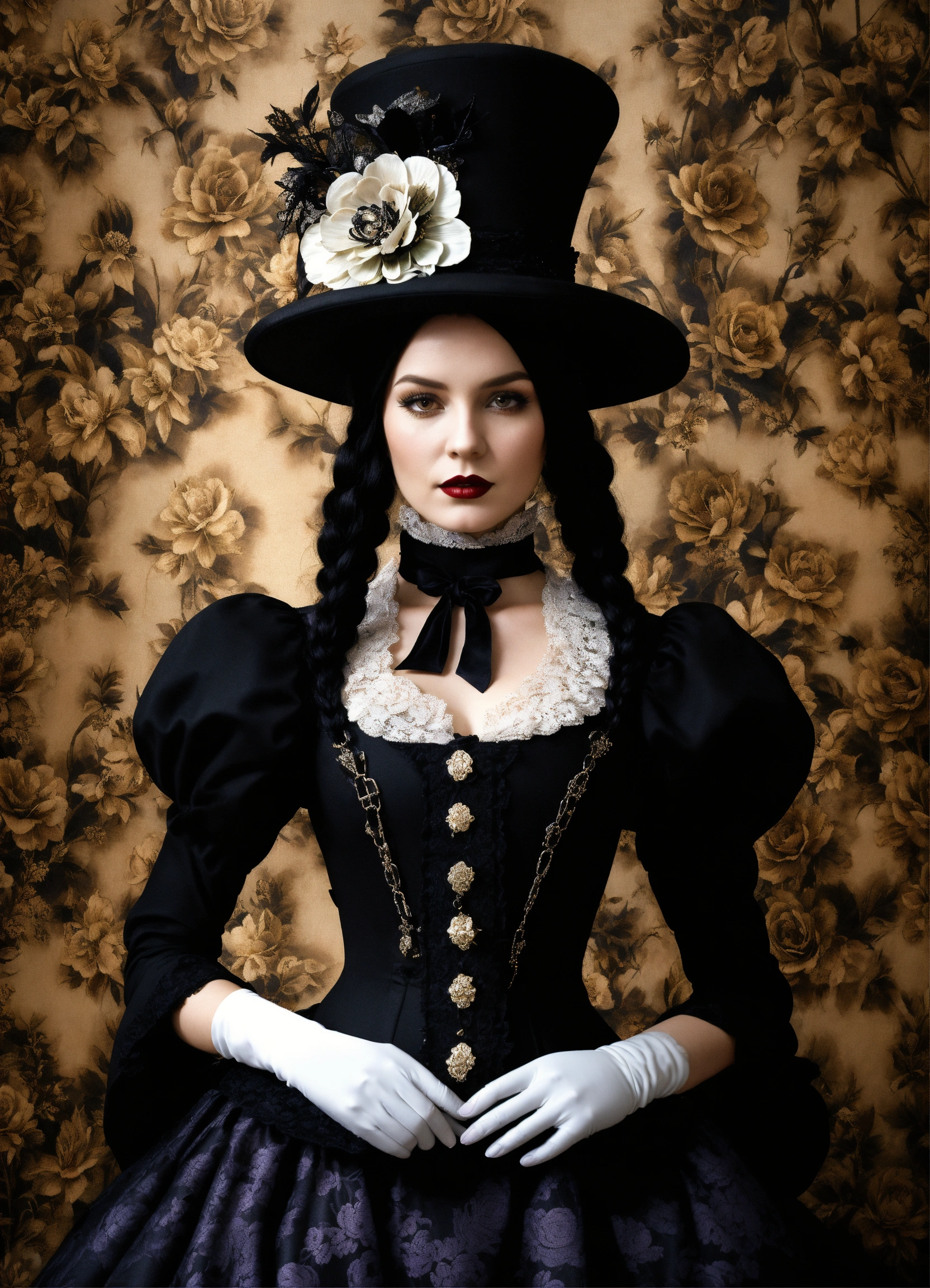 Lexica - Elaborate Gothic Wednesday Adams queen of spades aged 39 years ...