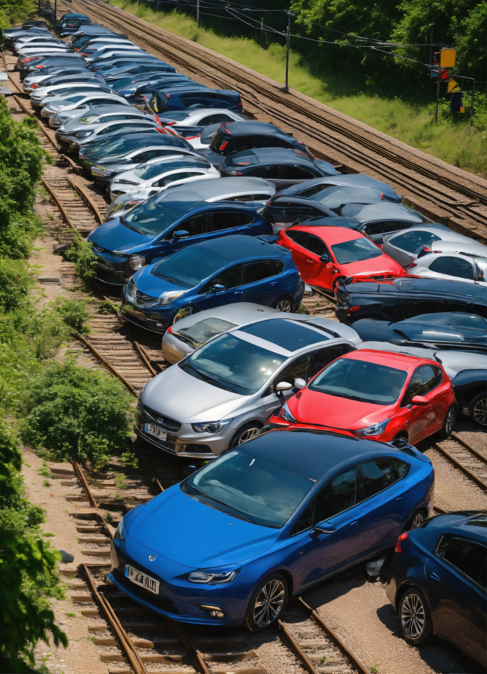 Lexica - Car on car up to 10 cars on rail track