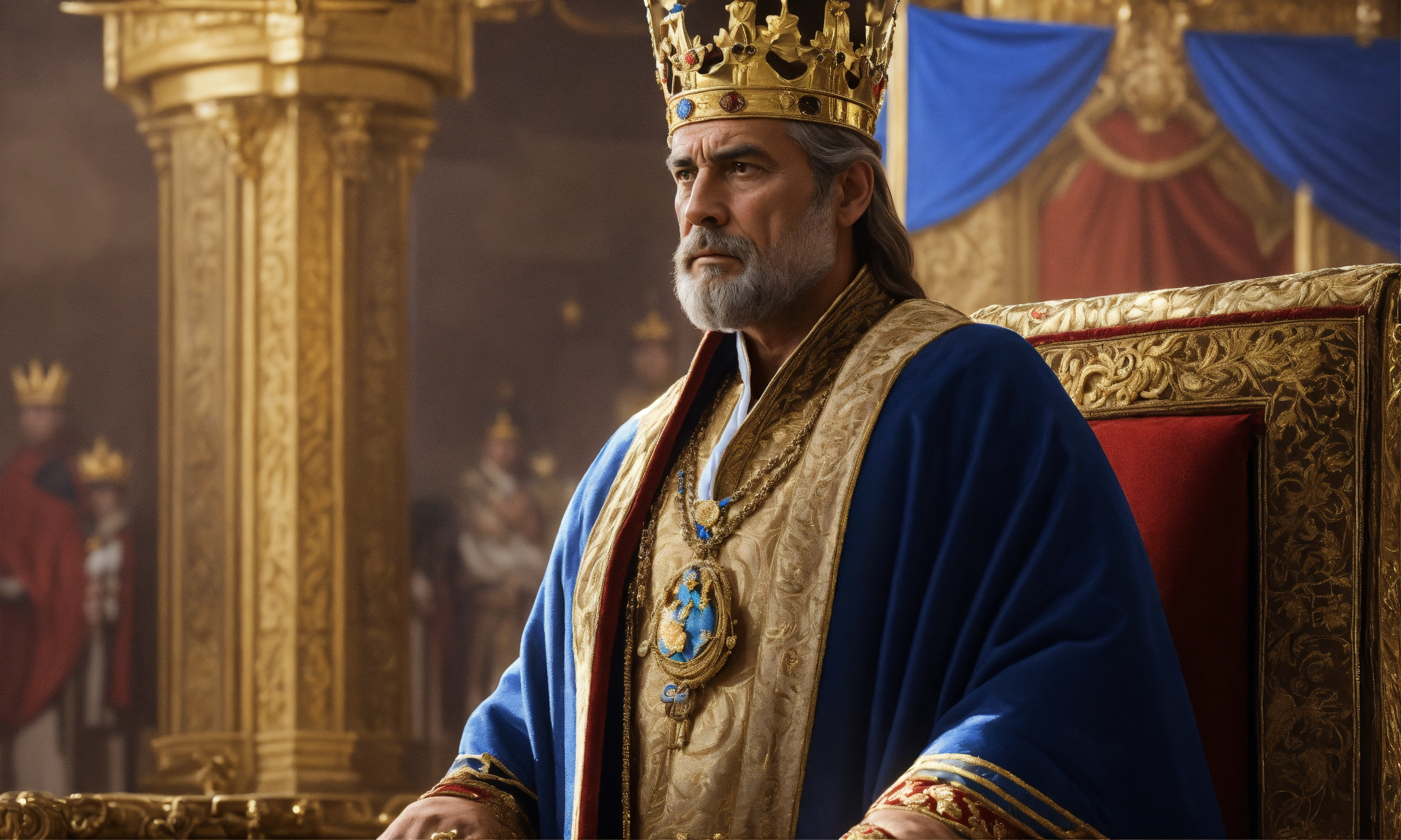 Lexica - "Describe a middle-aged king of European descent, with ...