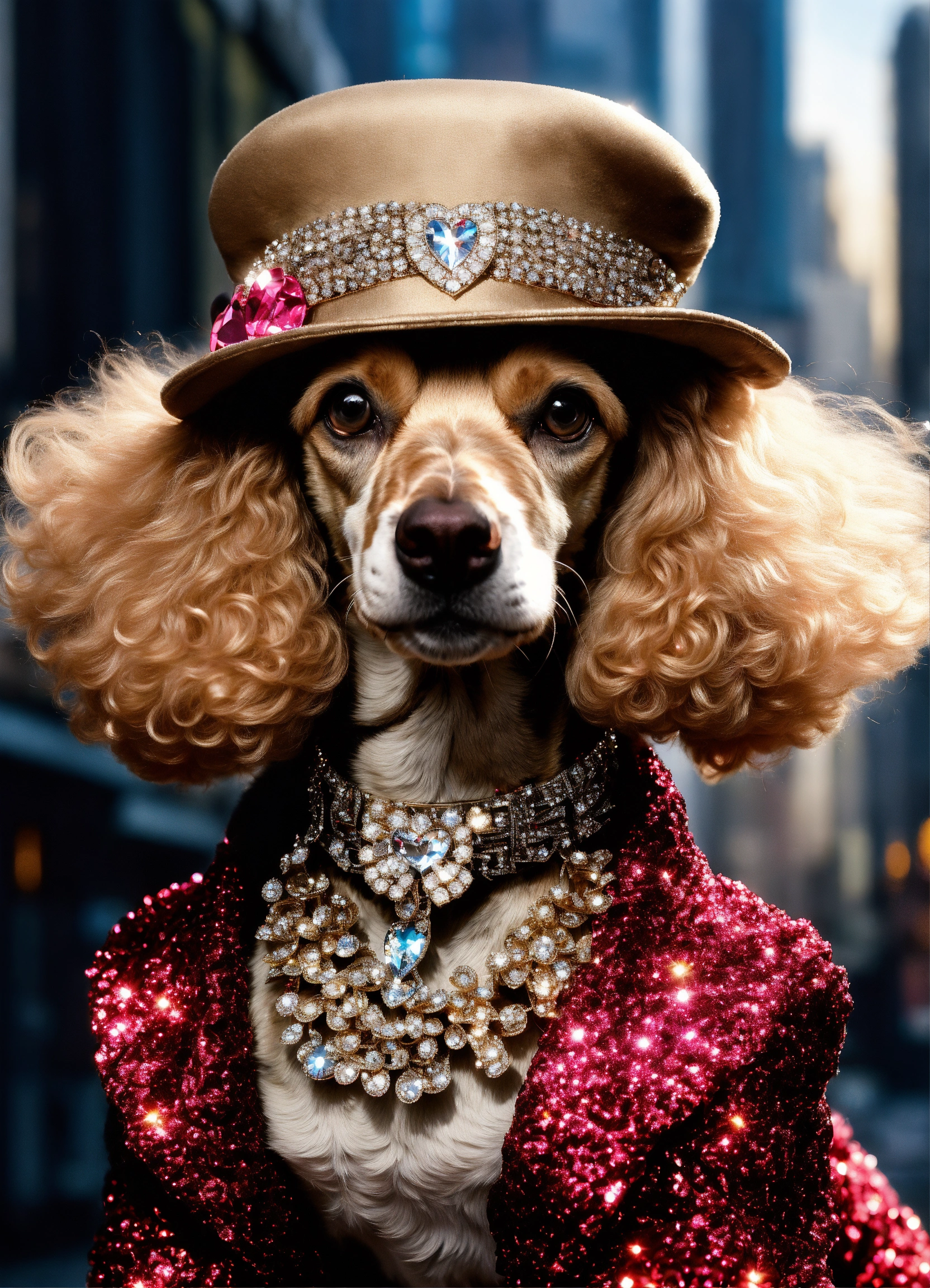 Lexica - Poodle, proud and poised In rhinestones she is adorned, Heart ...