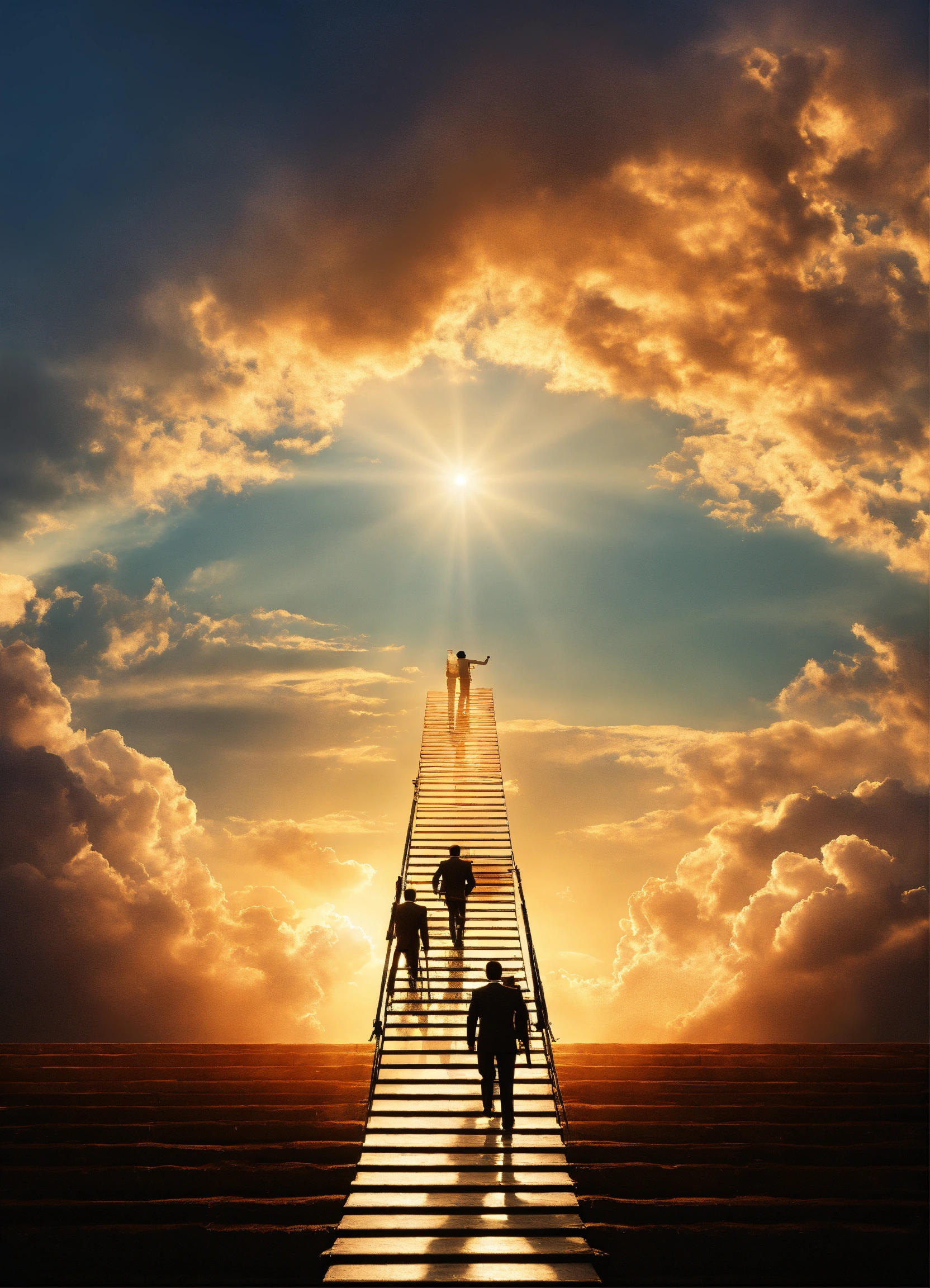 Lexica - The stage of human evolution, managers climb the ladder of ...