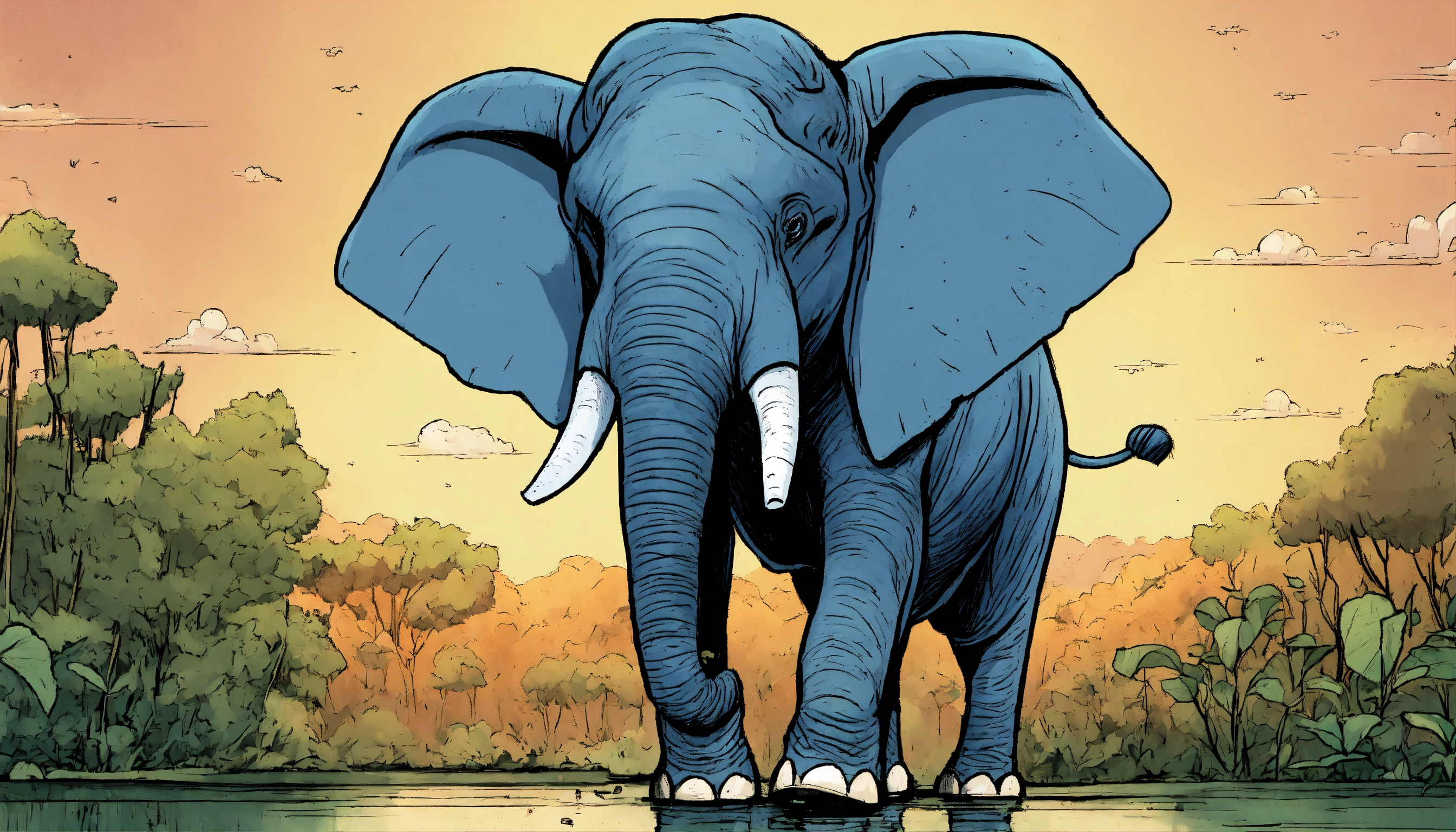 Lexica - ELEPHANT CRYING. comics