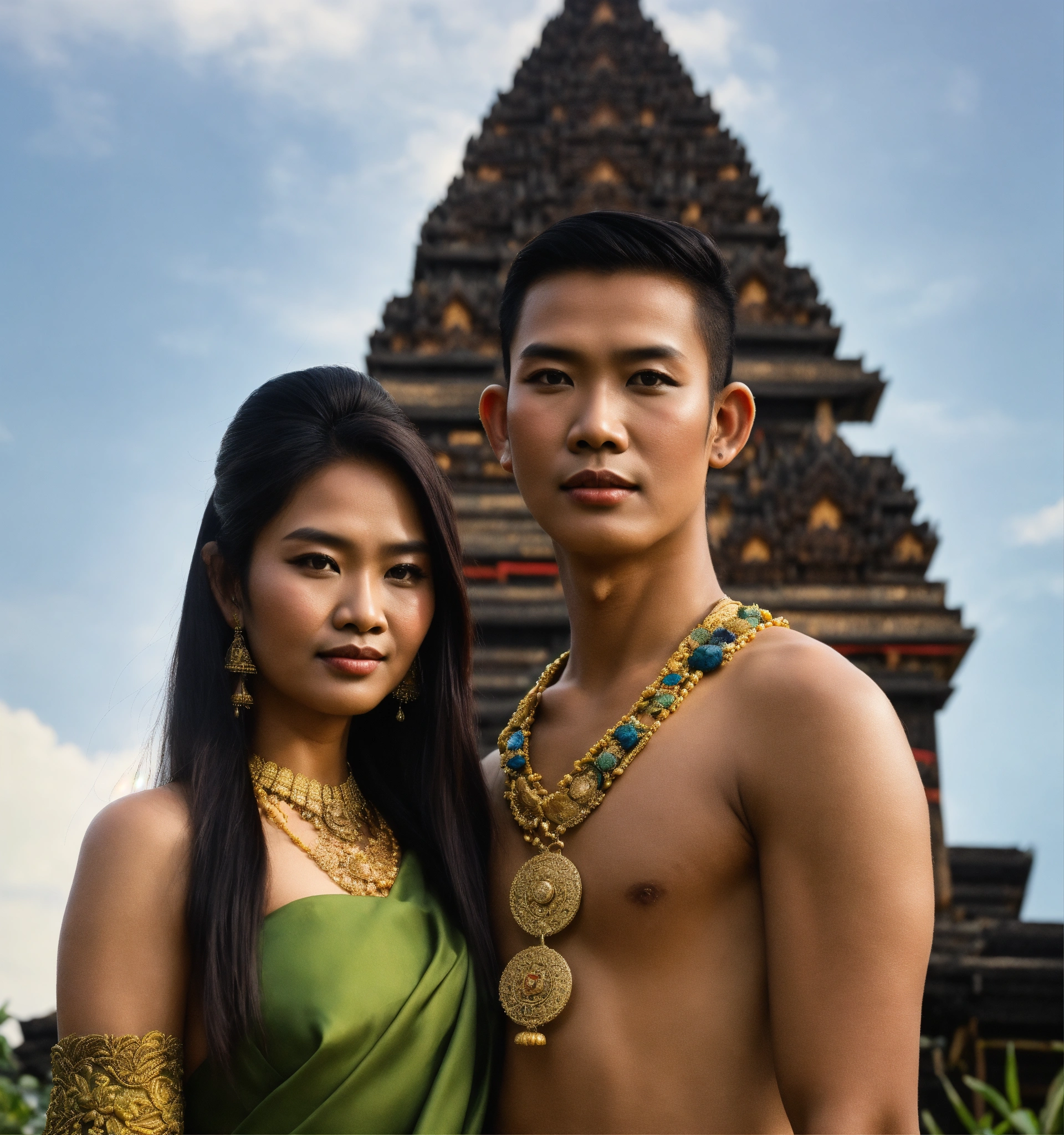 Lexica - Handsome Javanese majapahit king and beautiful majapahit queen