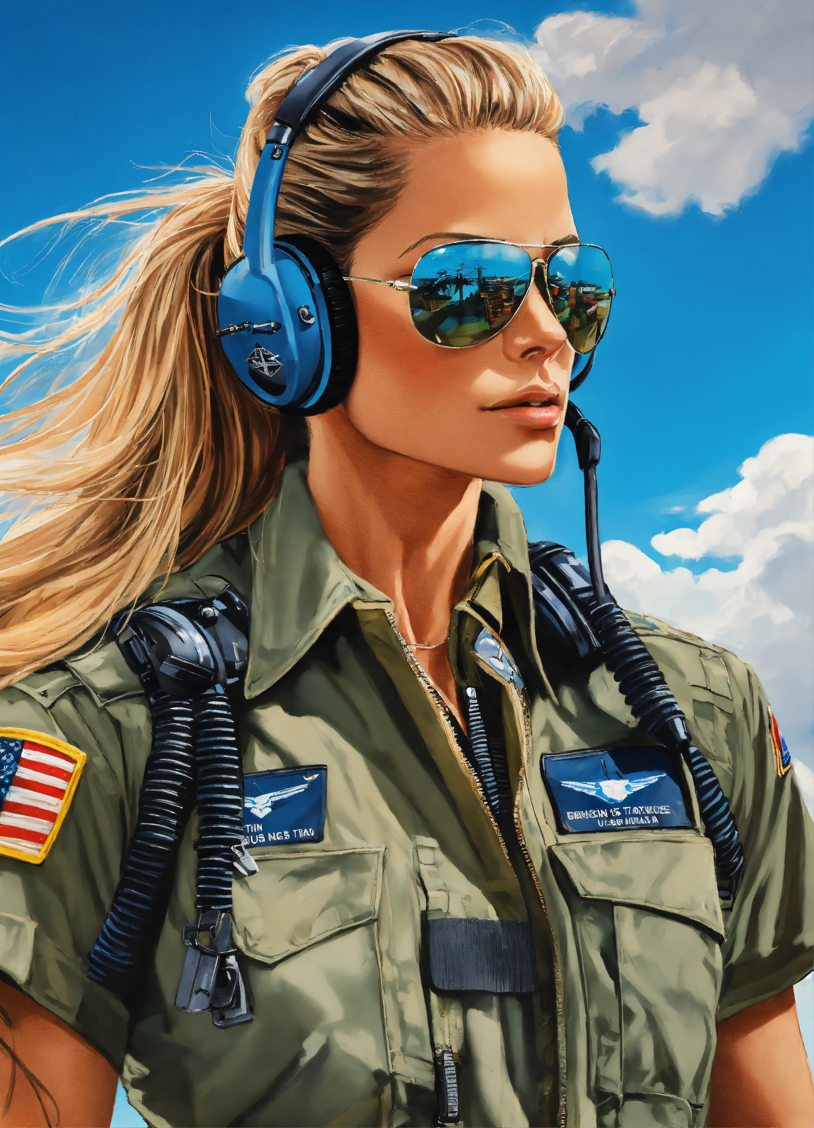 Lexica - Trish Stratus. A beautiful female US Air force military ...
