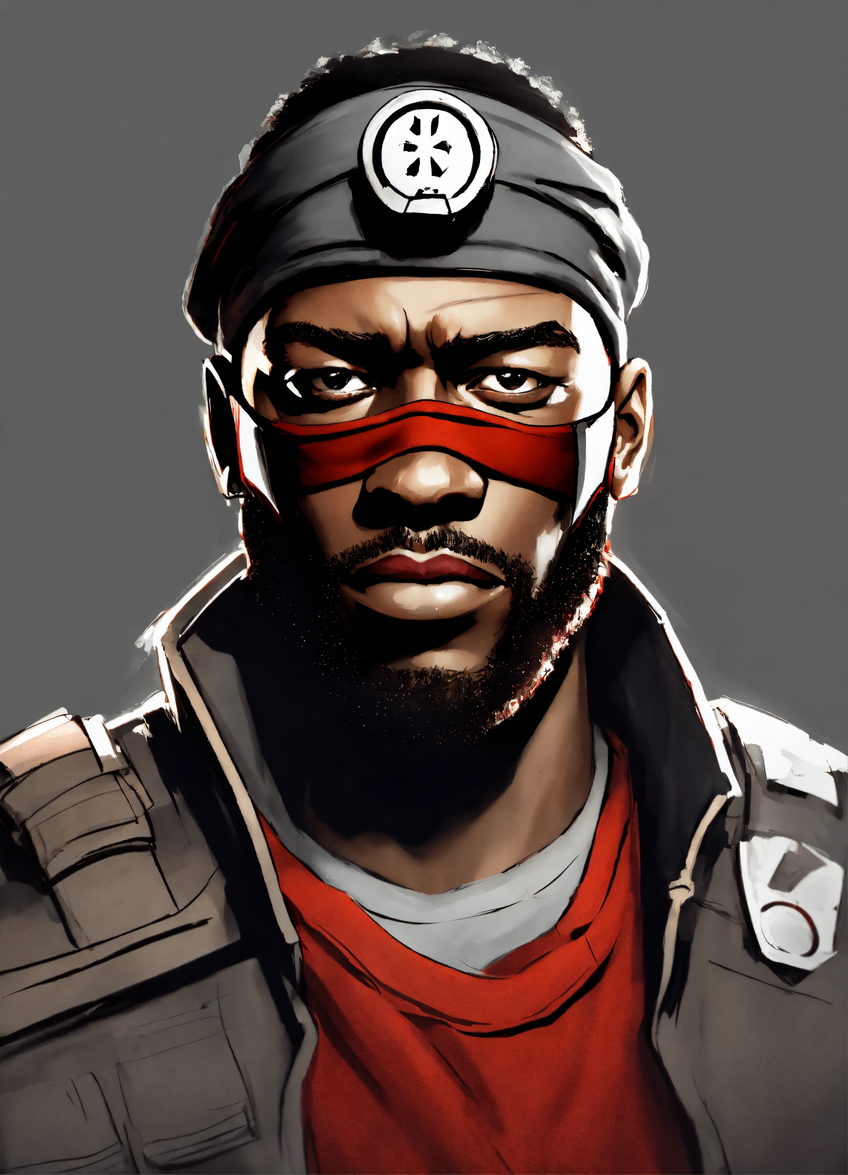 Lexica - The Demoman from Team Fortress 2 wearing a black armored vest ...