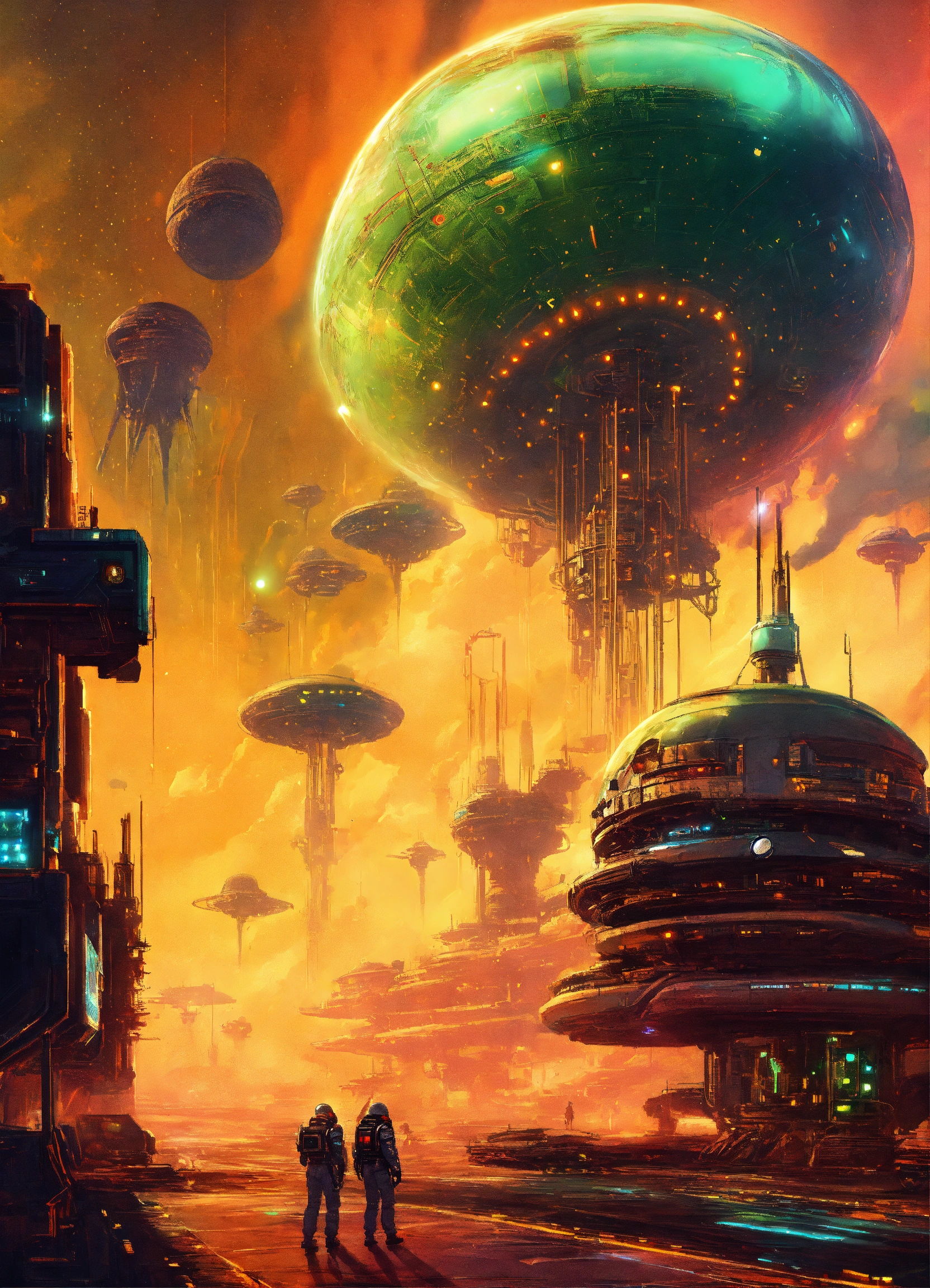 Lexica - Retro-alien invasions in space with cybernetic enhancements.