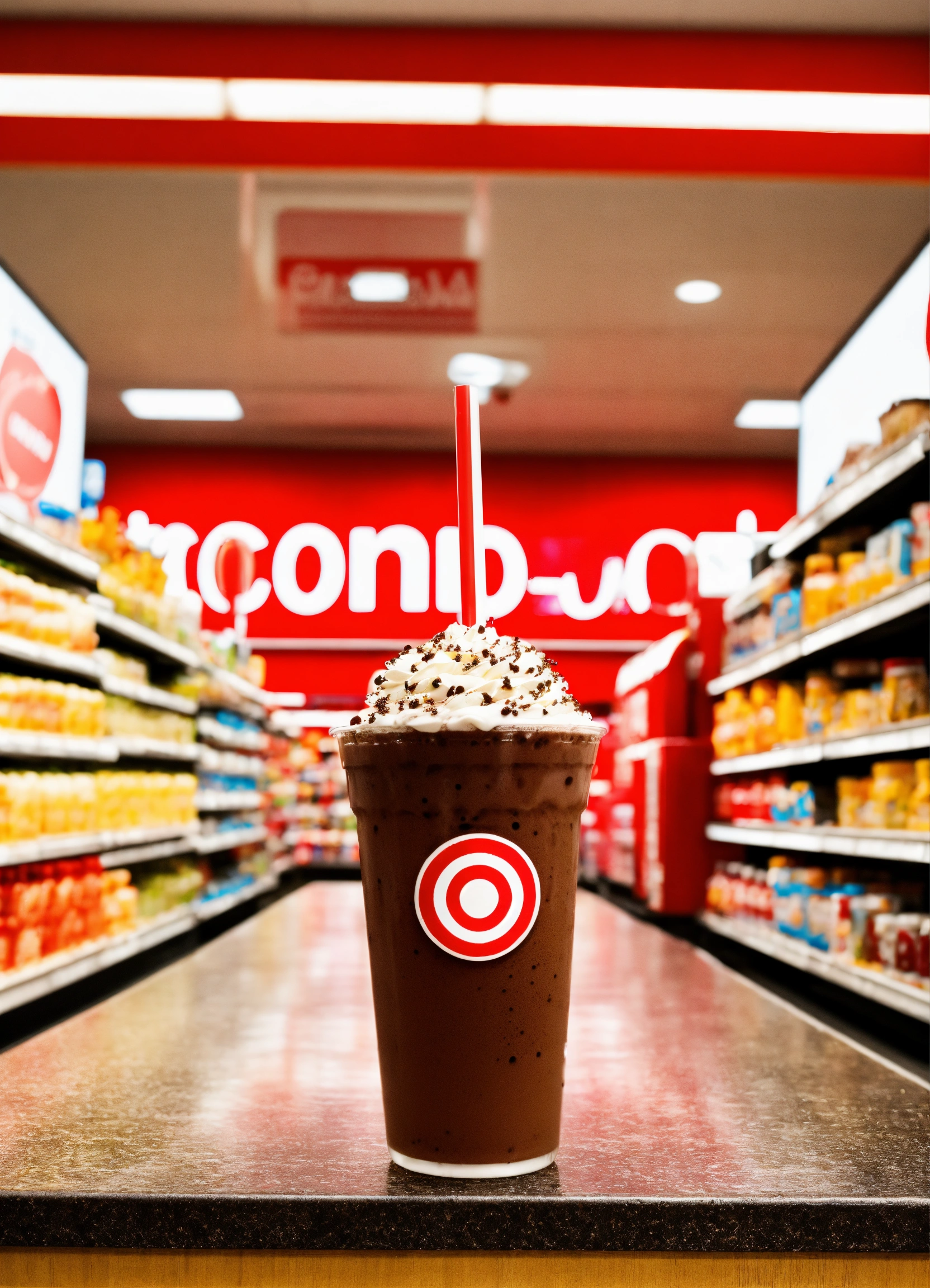 Lexica - Target store as a milkshake drink