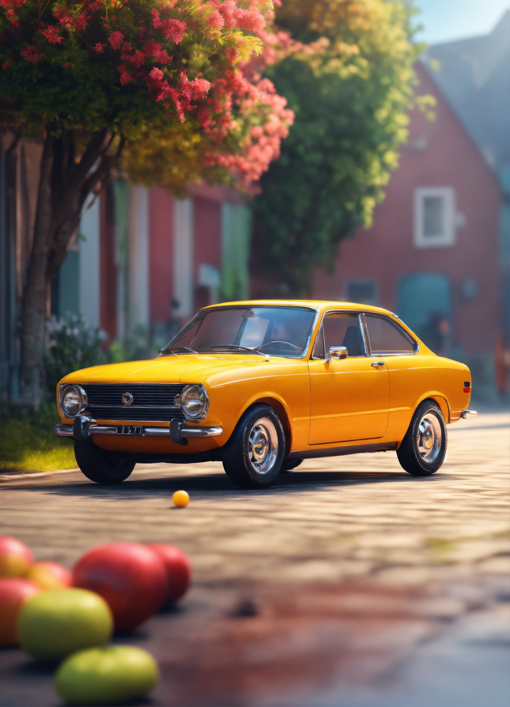 Lexica - 4d photographic image of full body image of a cute Car cheese ...