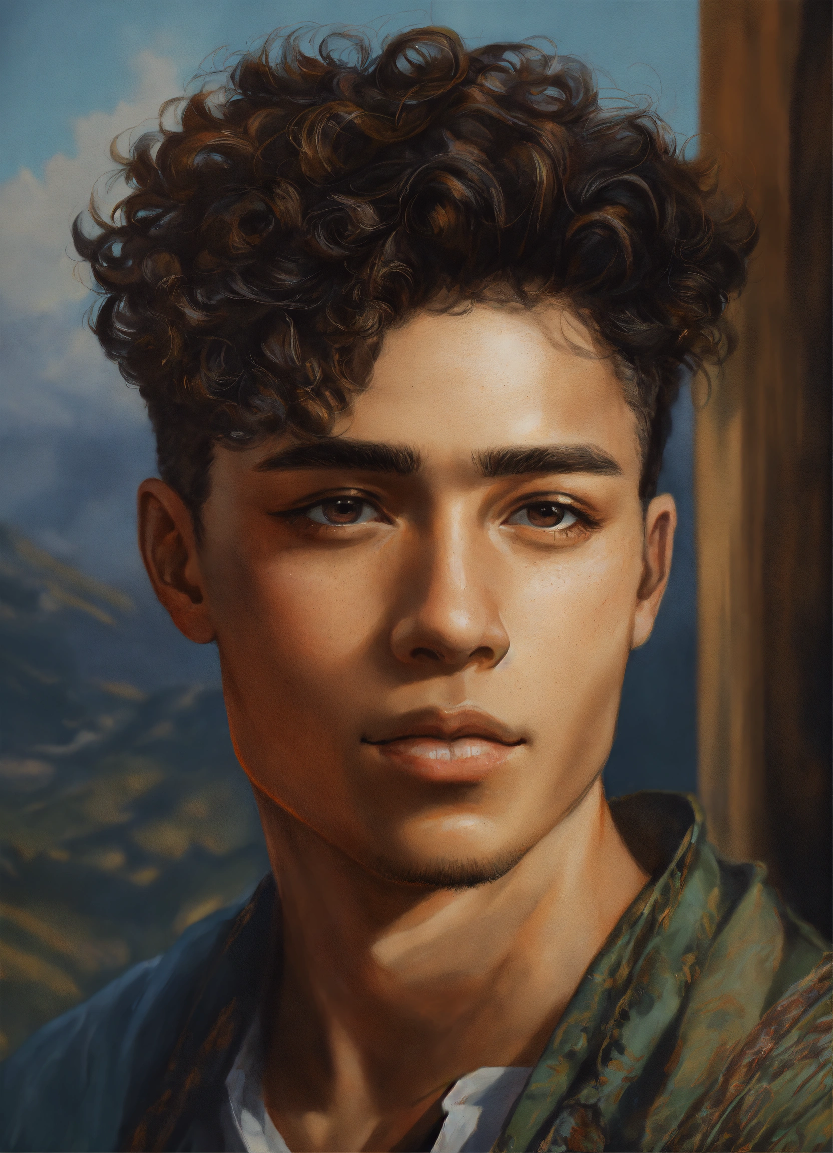 Lexica - A highly detailed portrait of a young human man inspired by ...