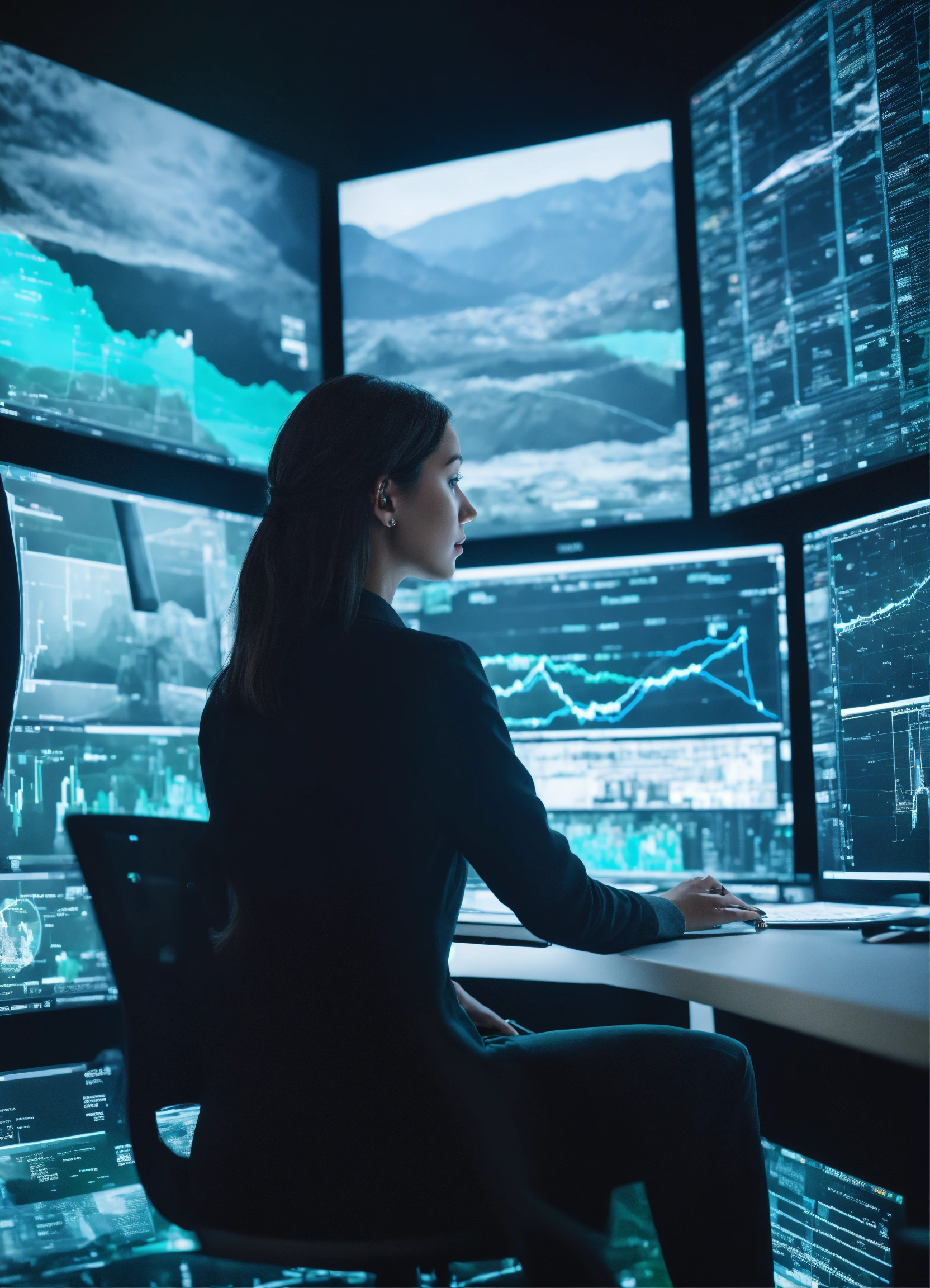 Lexica - Virtual assistant surrounded by high-quality images of people ...