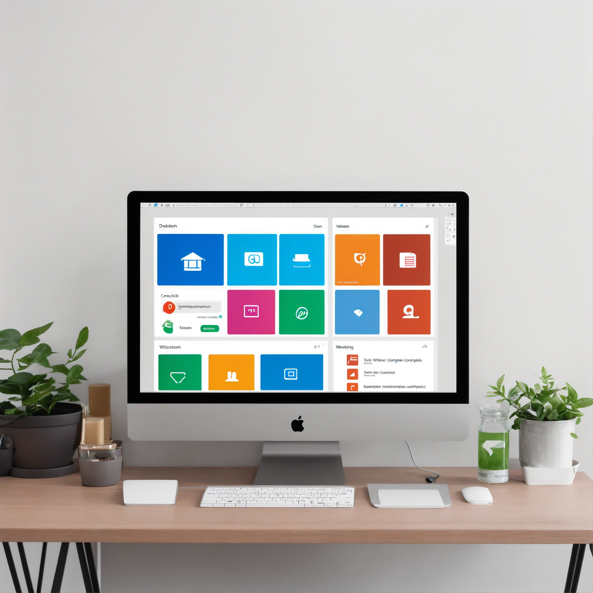 Lexica - A photo of a computer desktop with several icons on it. The ...