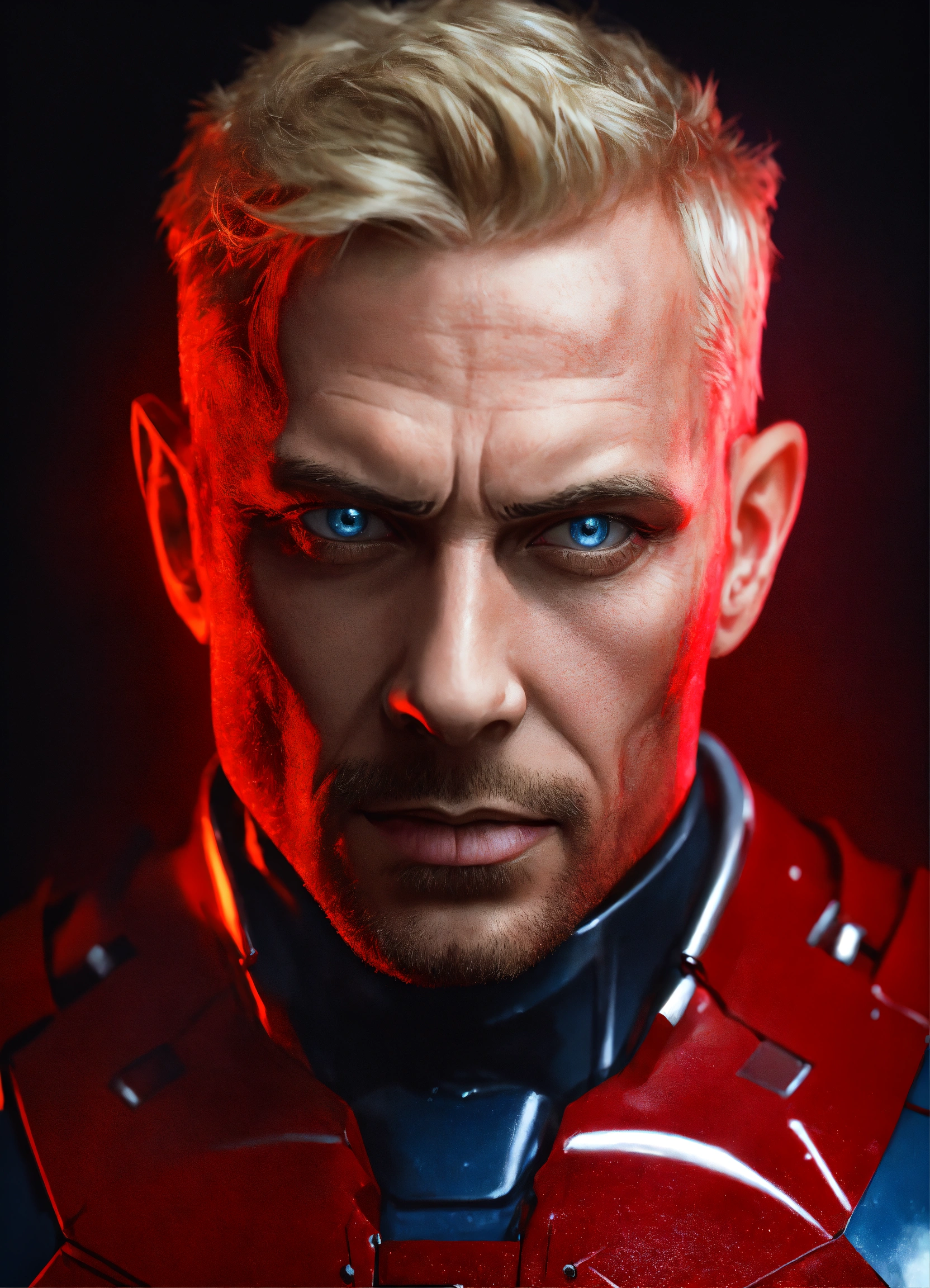 Lexica - A realistic photo of scary 45 years old scary man with deep ...