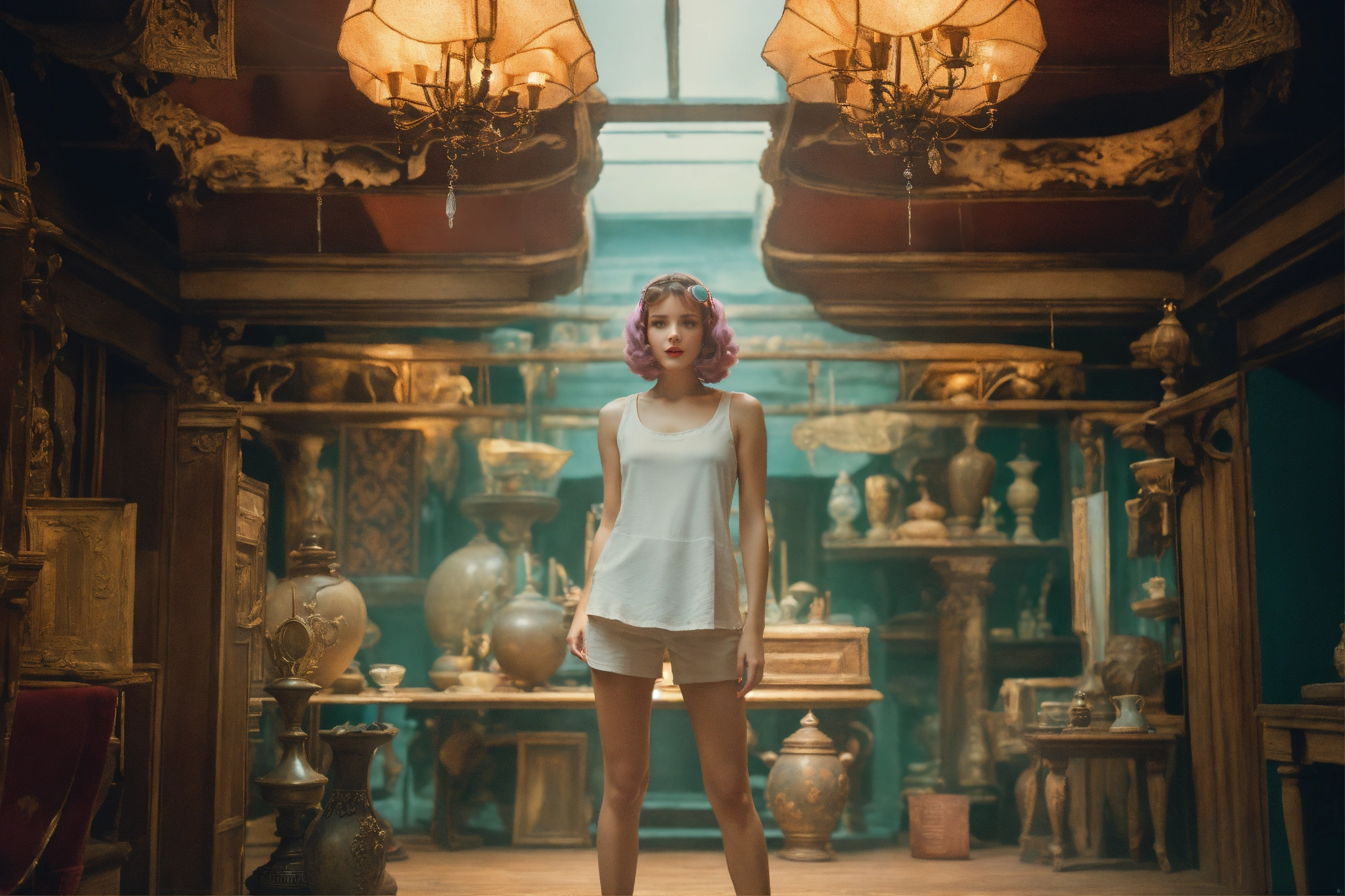 Lexica - A hyper-realistic photograph of "Within a Medieval parlor, a ...