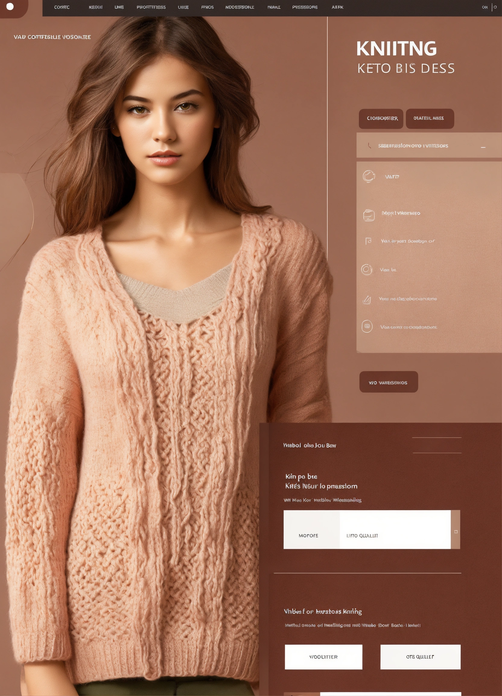 Lexica - Portfolio website for knitting ui design sophisticated, modern ...