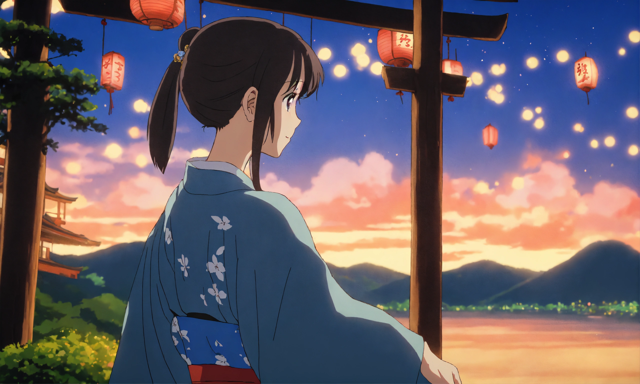 Lexica - Hayao Miyazaki anime screenshot girl enjoying, She wearing ...