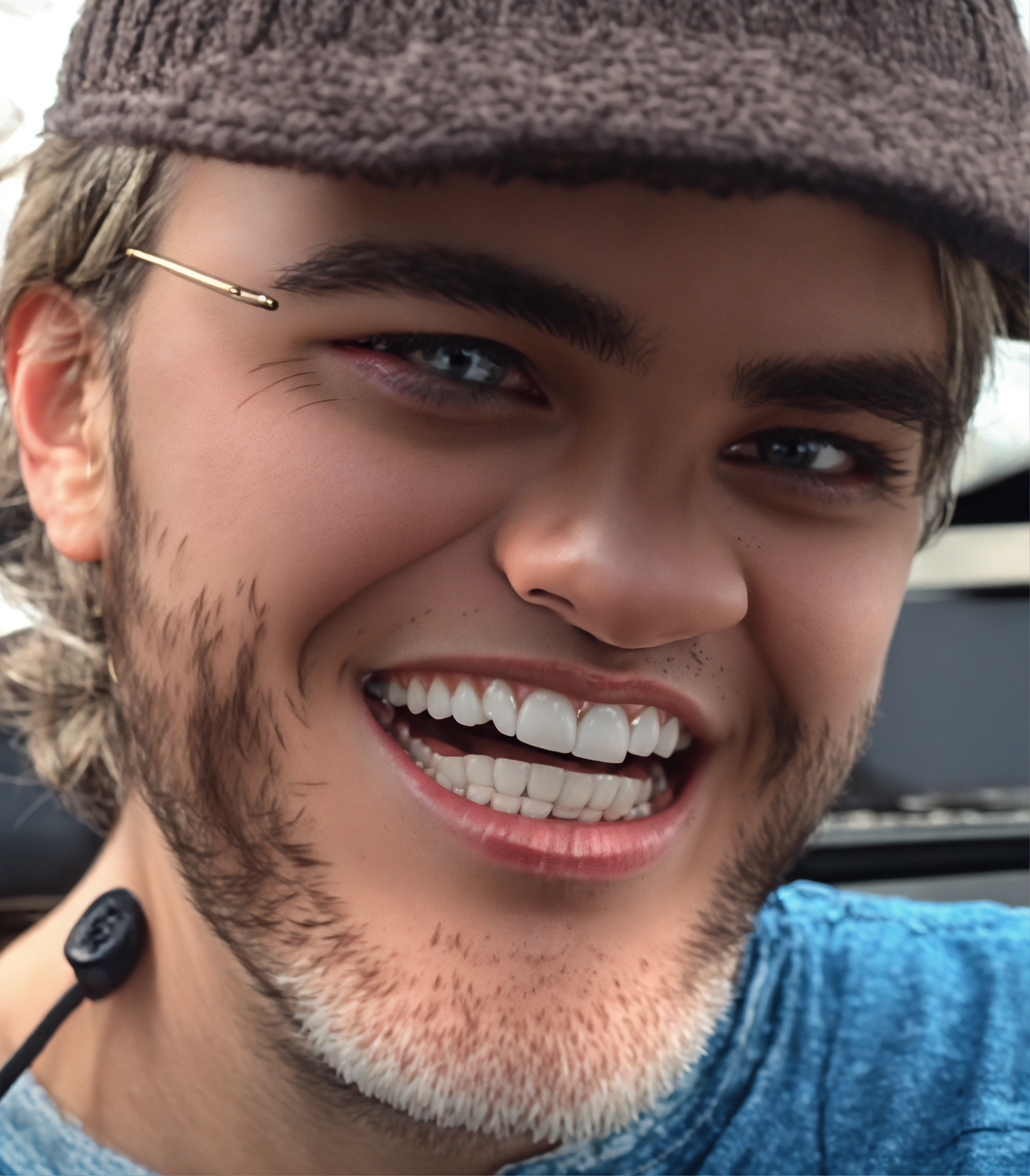 Lexica - Create exactly the same image, but with fangs.