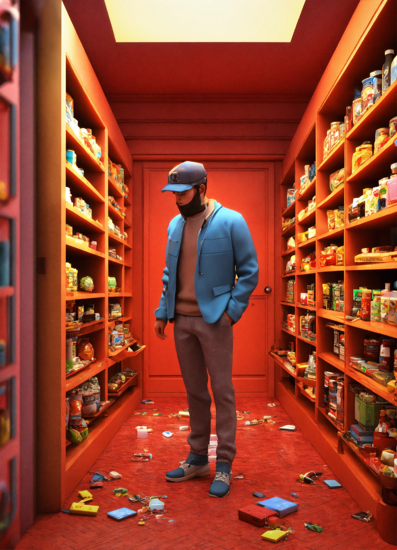 Lexica - Compulsive consumer 3D art