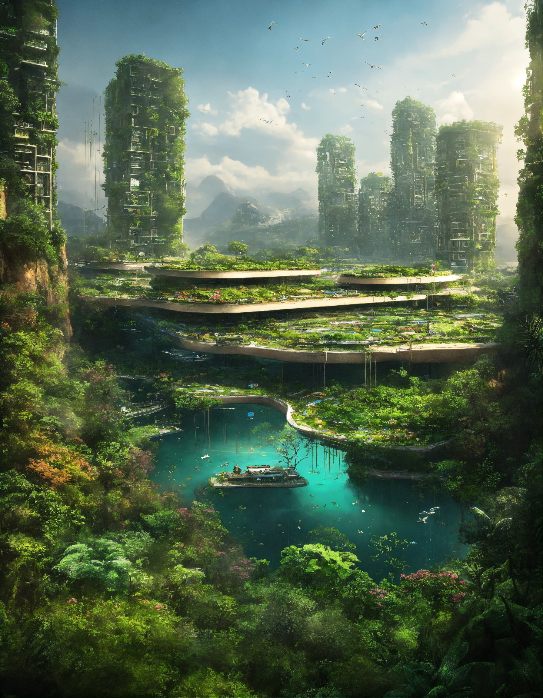 Lexica - Rewilded future, where nature is in power and humans are just ...