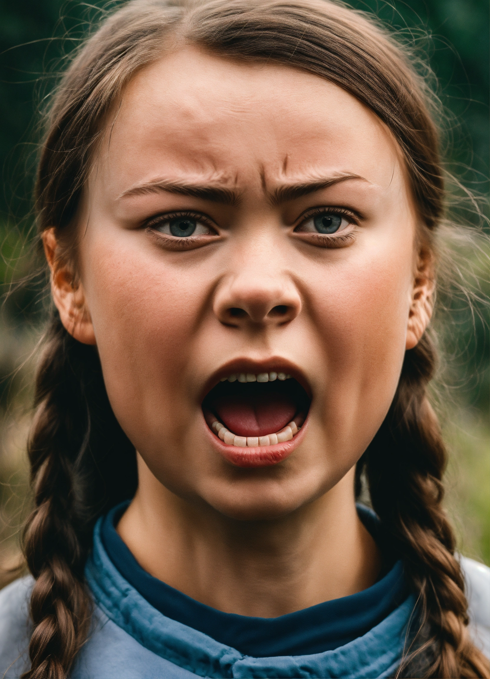 Lexica - OLD GRETA THUNBERG MAD, ANGRY, YELLING