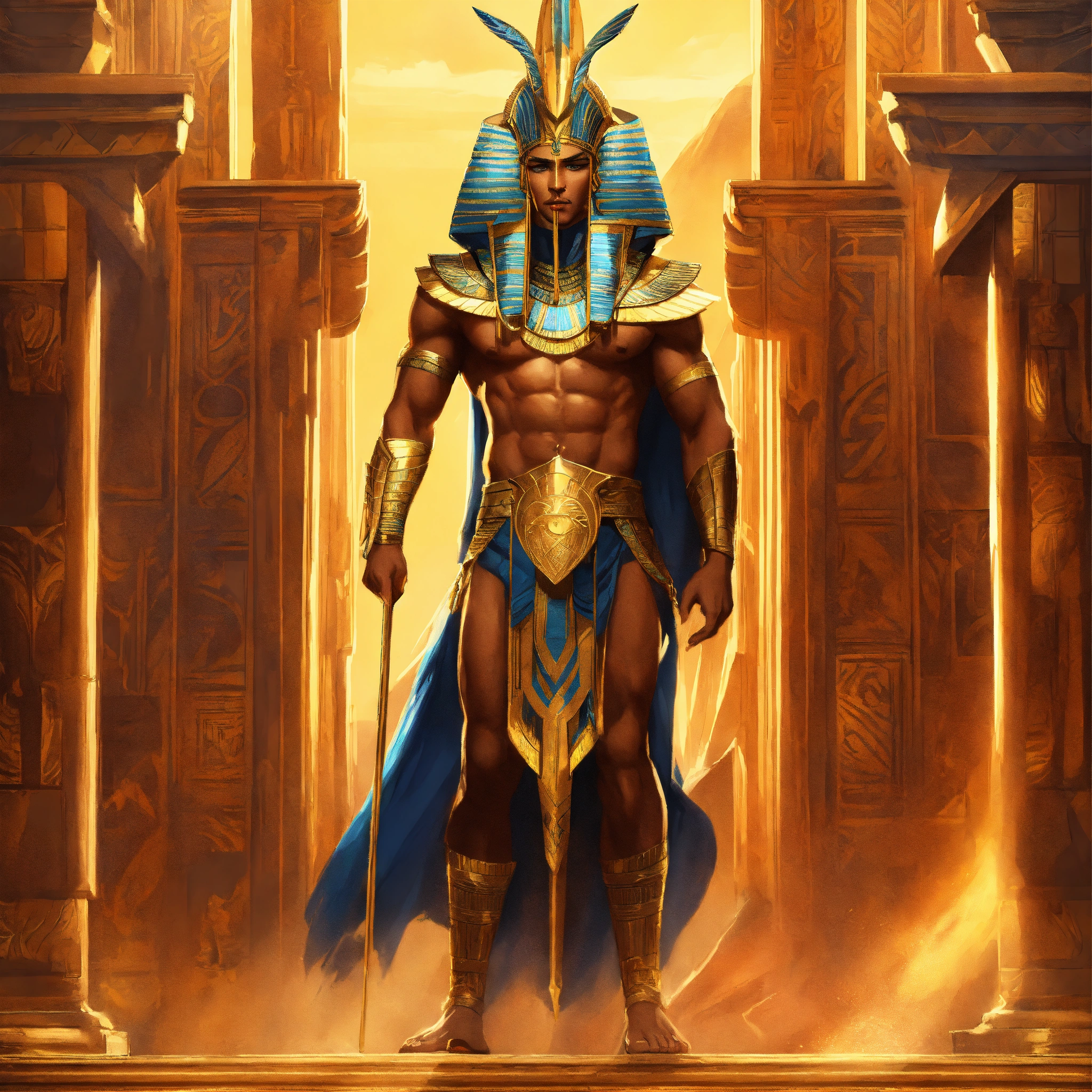 Lexica - God horus, from the movie gods of egypt (2016), volumetric ...