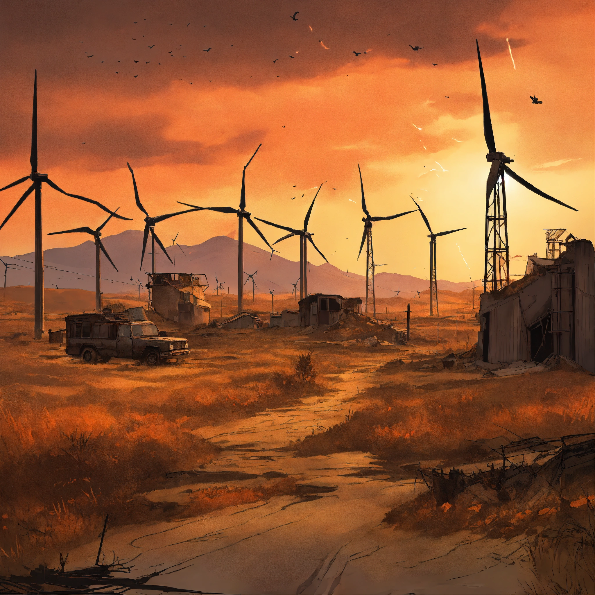 Lexica - Create a comic-book cover featuring a post-apocalyptic ...