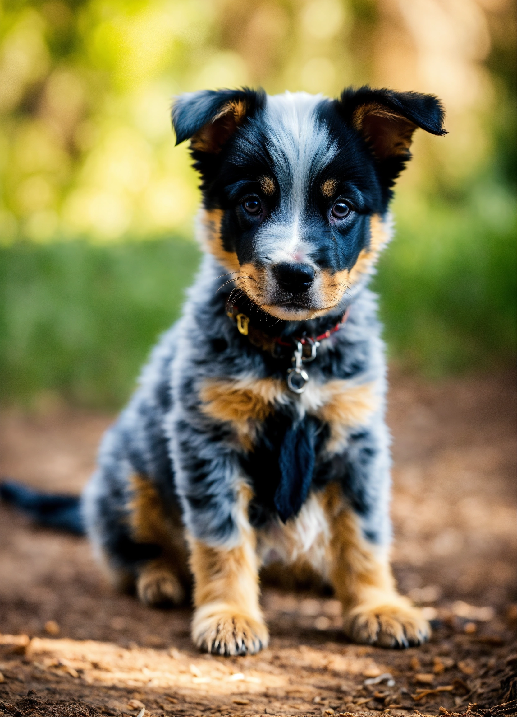 Lexica - BLUEY AS A REAL SUPER BLUE HEELER PUPPY CUTE