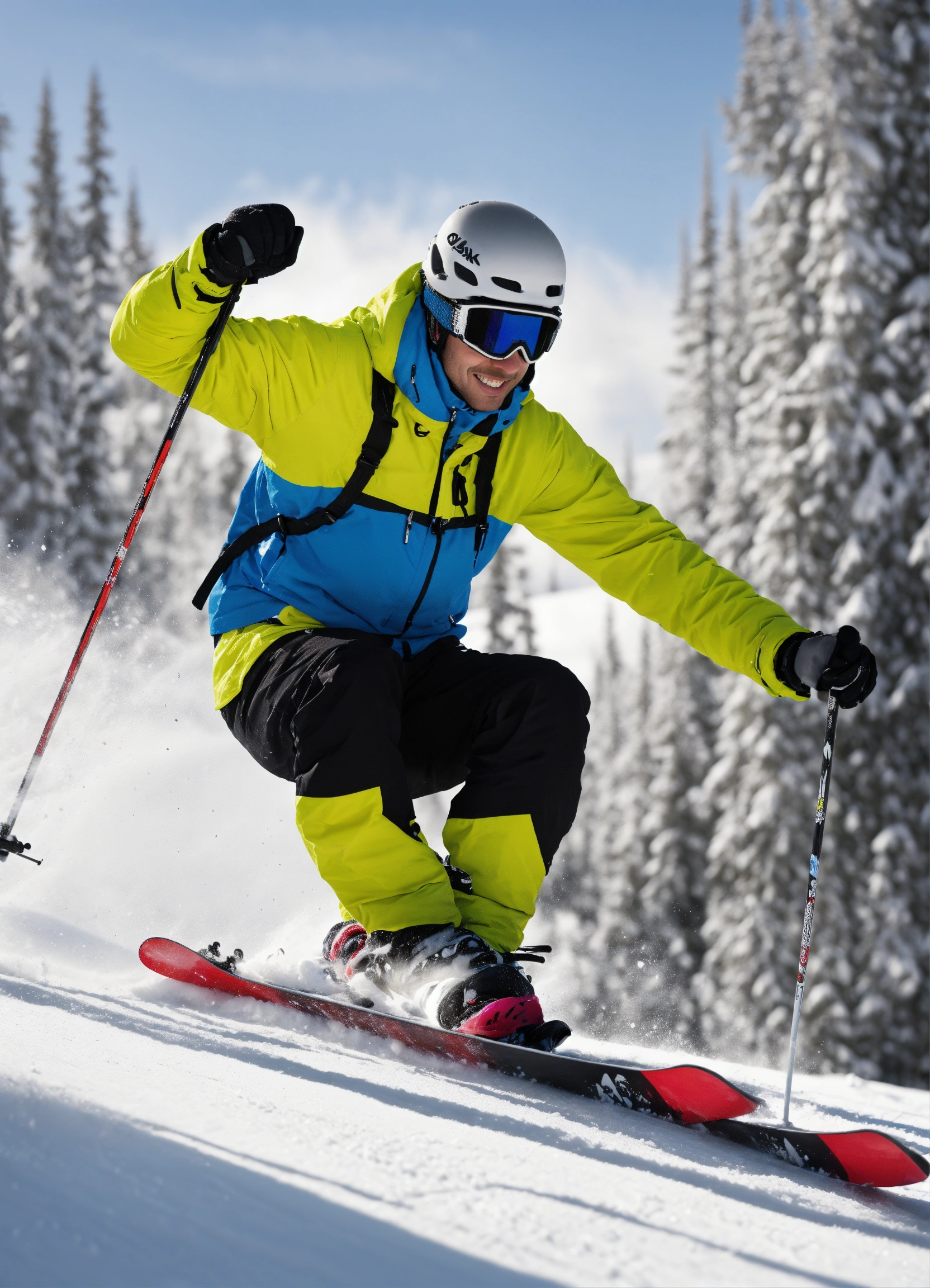 Lexica - Create a helping hand ski fi black and white colors only