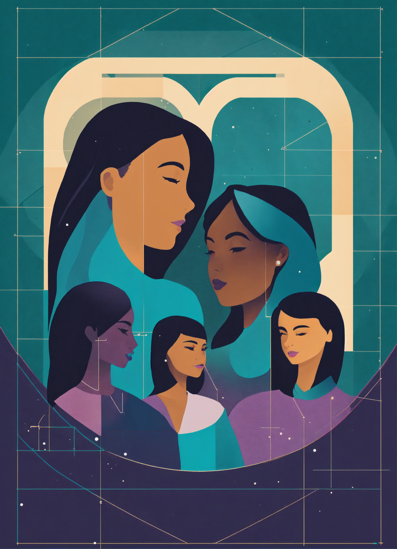 Lexica - Vector icon that represents a women of color supporting each ...