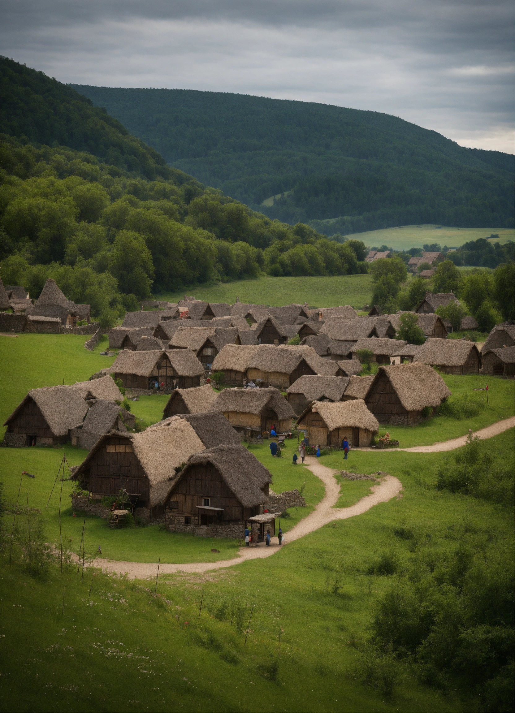 Lexica - A medieval human village