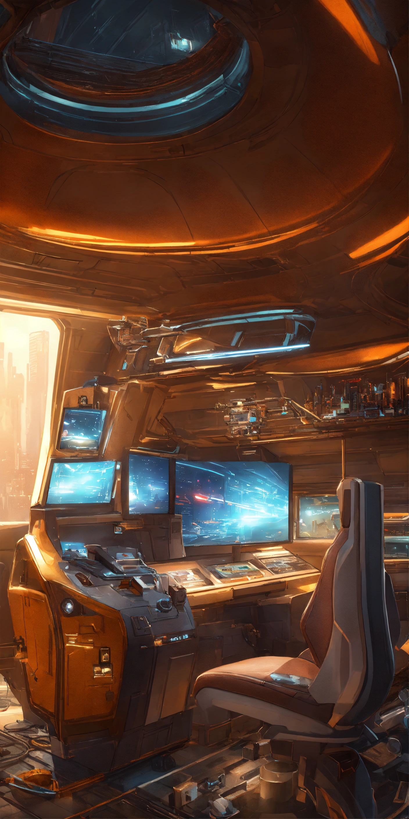 Lexica - Sci-fi effect poster background, sci-fi metropolis of the future, intricate, highly ...