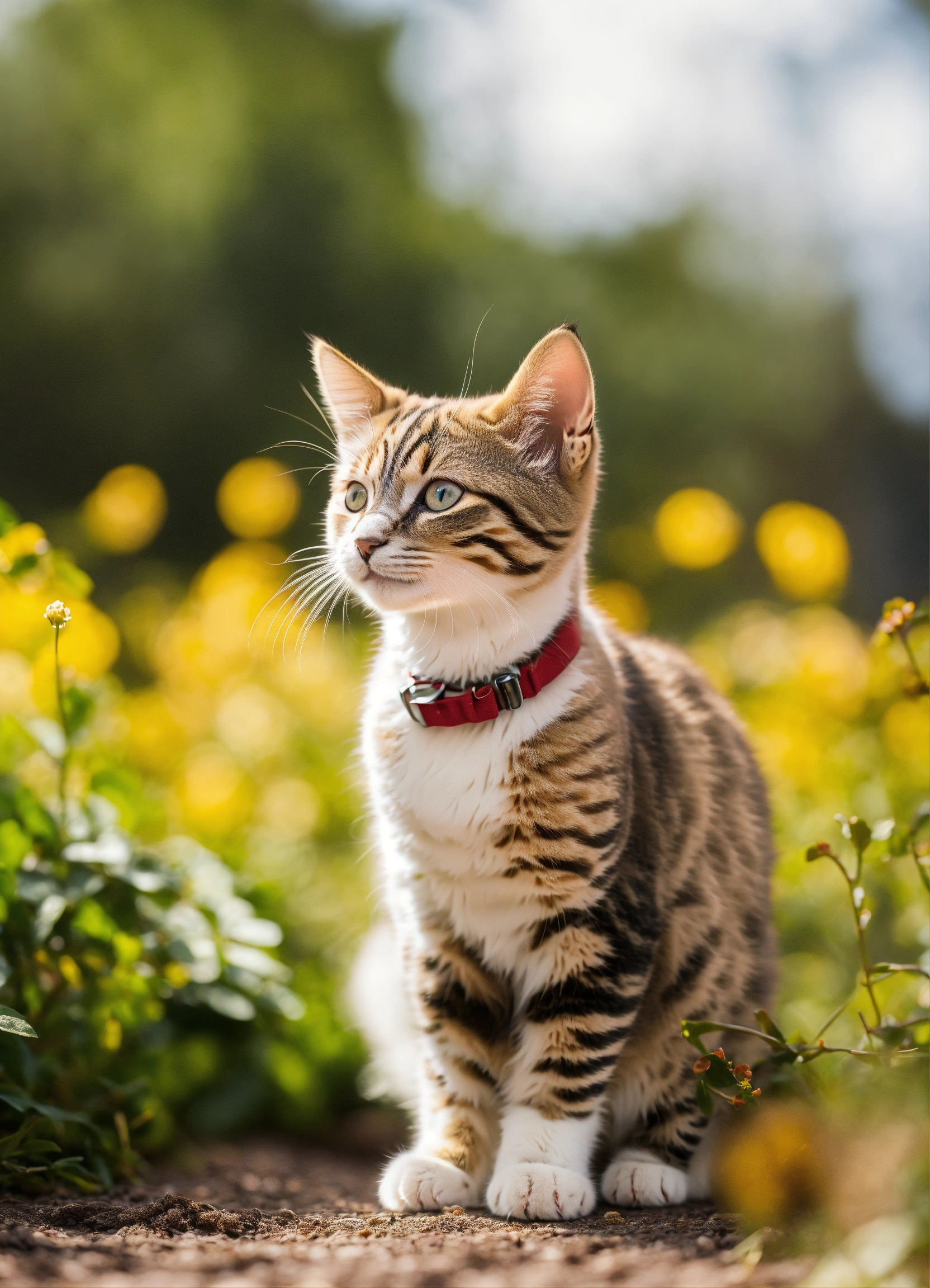 Lexica - A small cat smiling