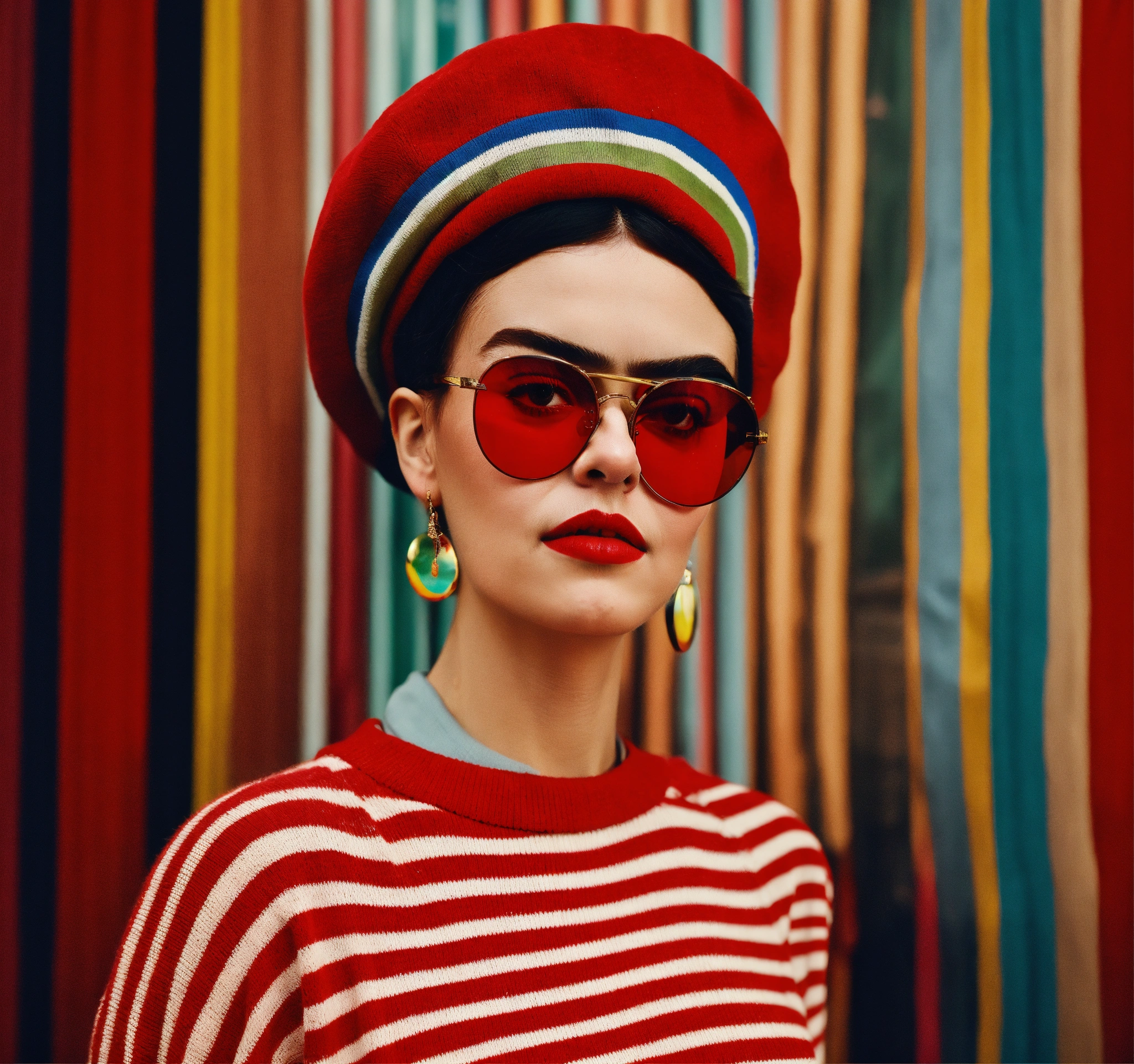 Lexica - Front profile half body model show Photography, in the ...