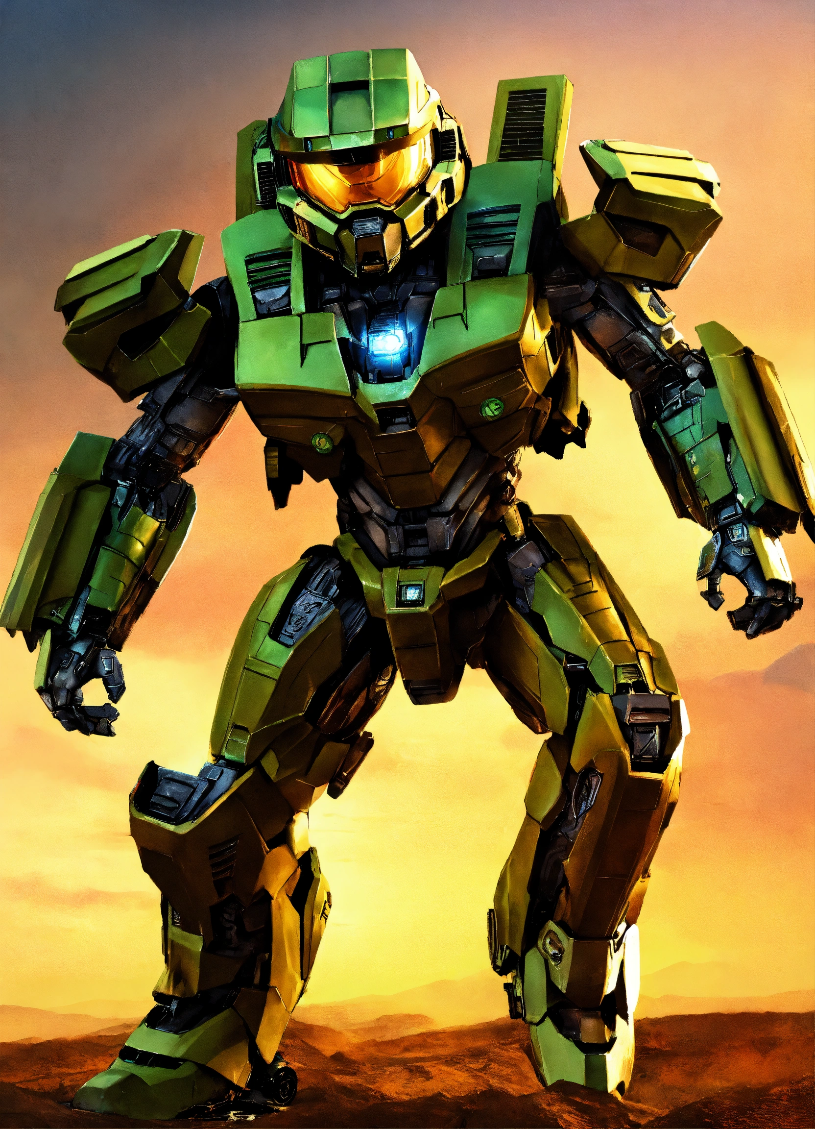 Lexica - Master Chief as a transformer