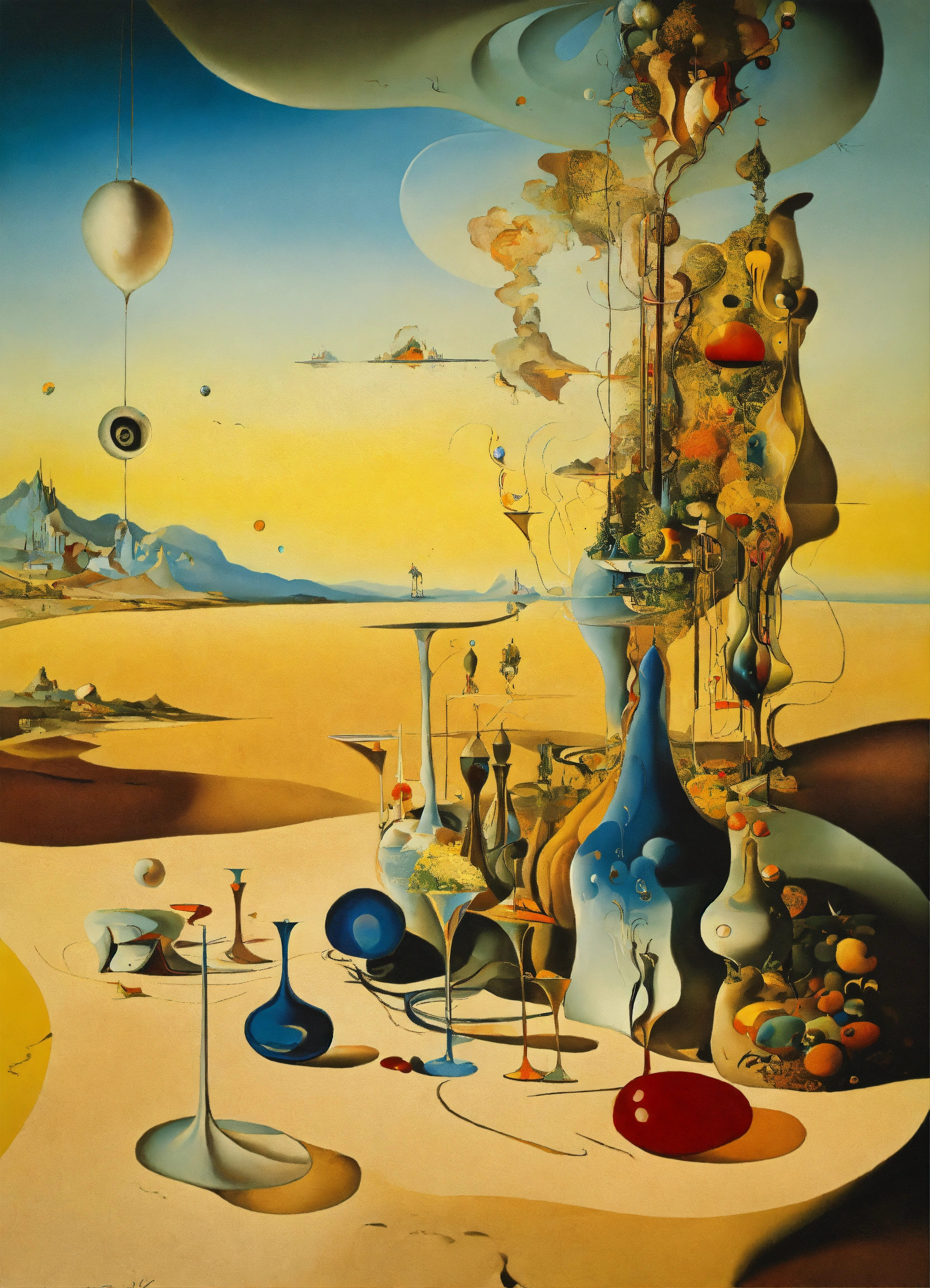 Lexica - The most trippy abstract by Salvador Dalí