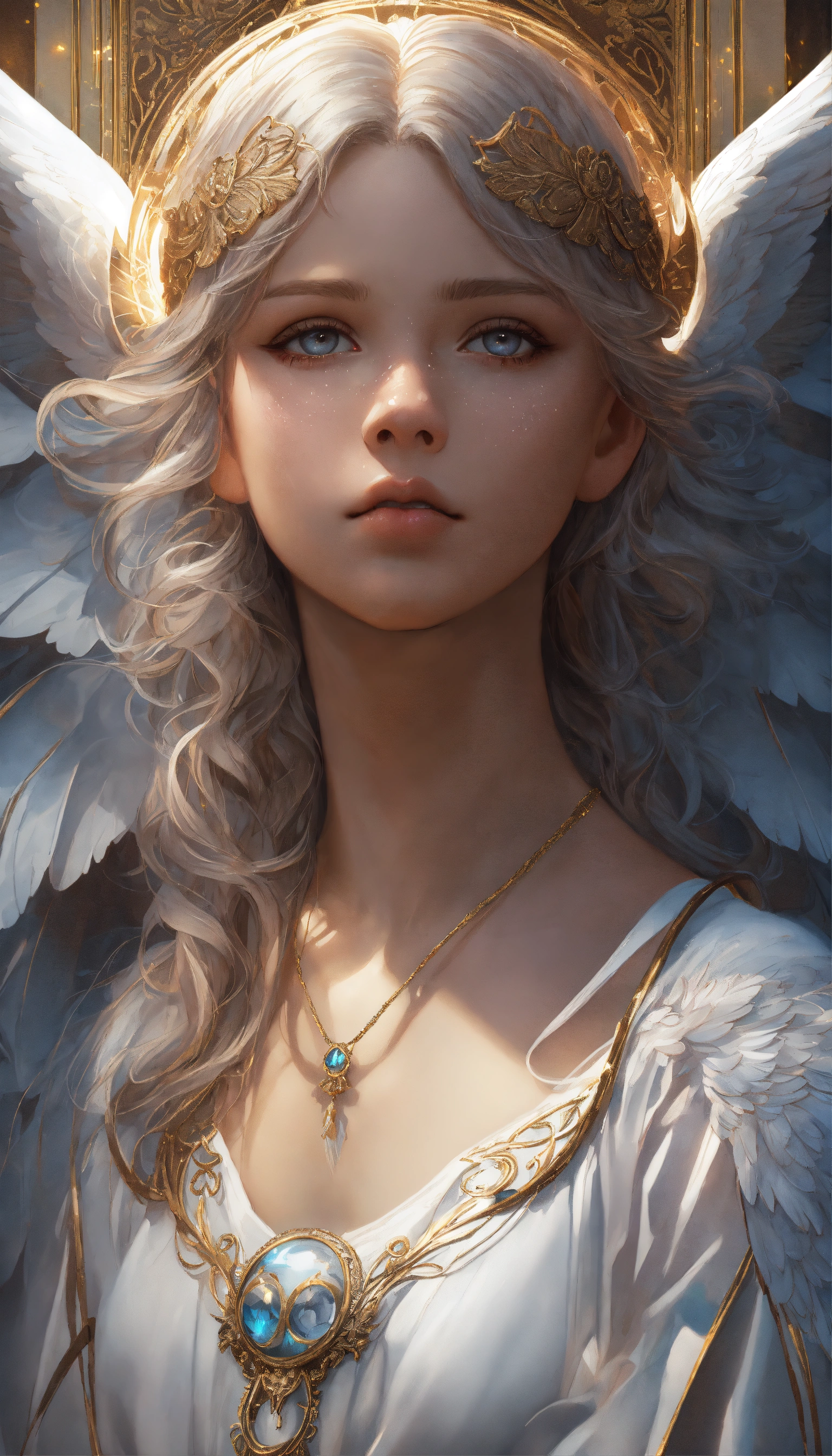 Lexica - Child angel, wings, intricate, headshot, highly detailed ...