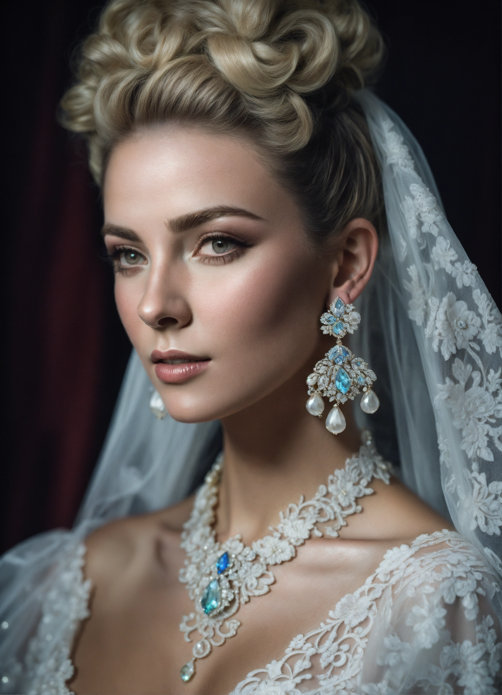 Lexica - A 18th century beauty style pretty woman in the style of ...