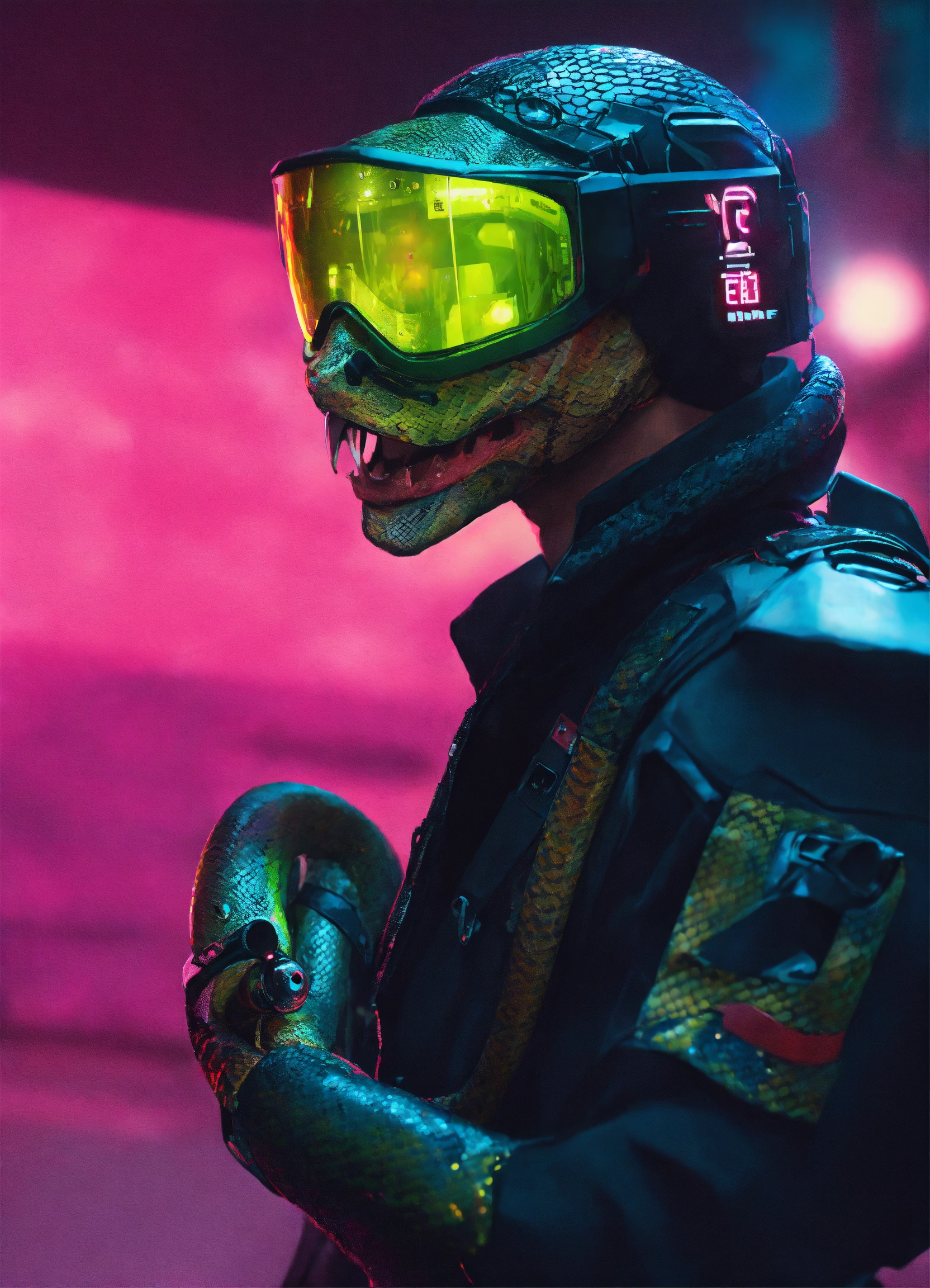 Lexica - Cyberpunk snake