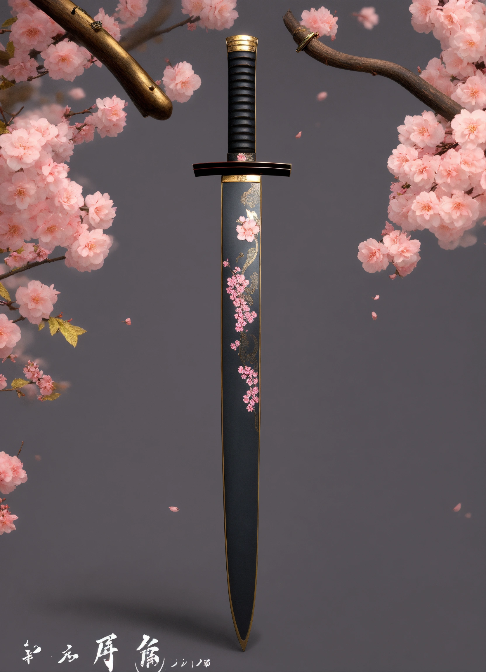 Lexica - Edo period katana, Ford Hallam Style, Kashira, Katana, cherry ...