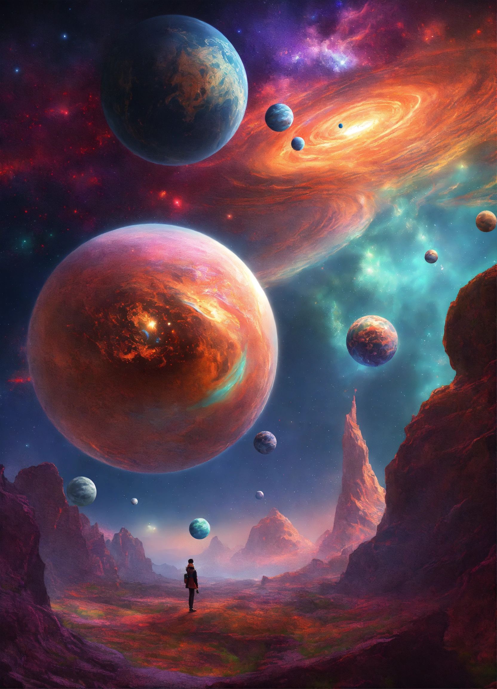 Lexica - Cosmic Reverie Description In the first NFT of "The Multiverse ...