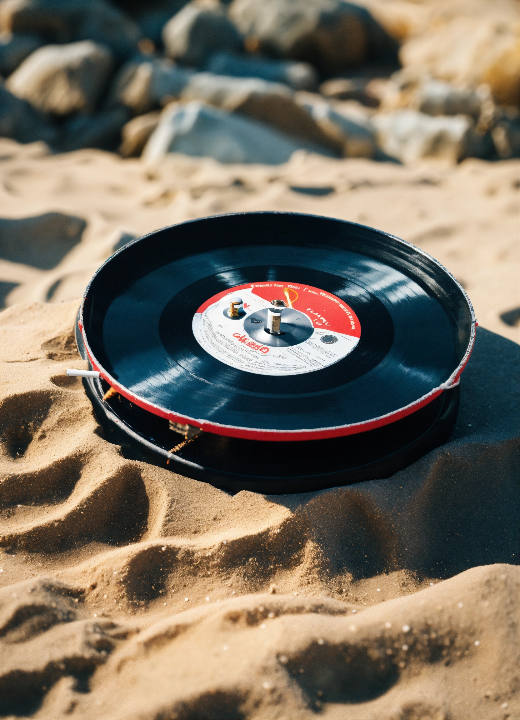 Lexica - A small vinyl record which has been made into an ash tray. set ...